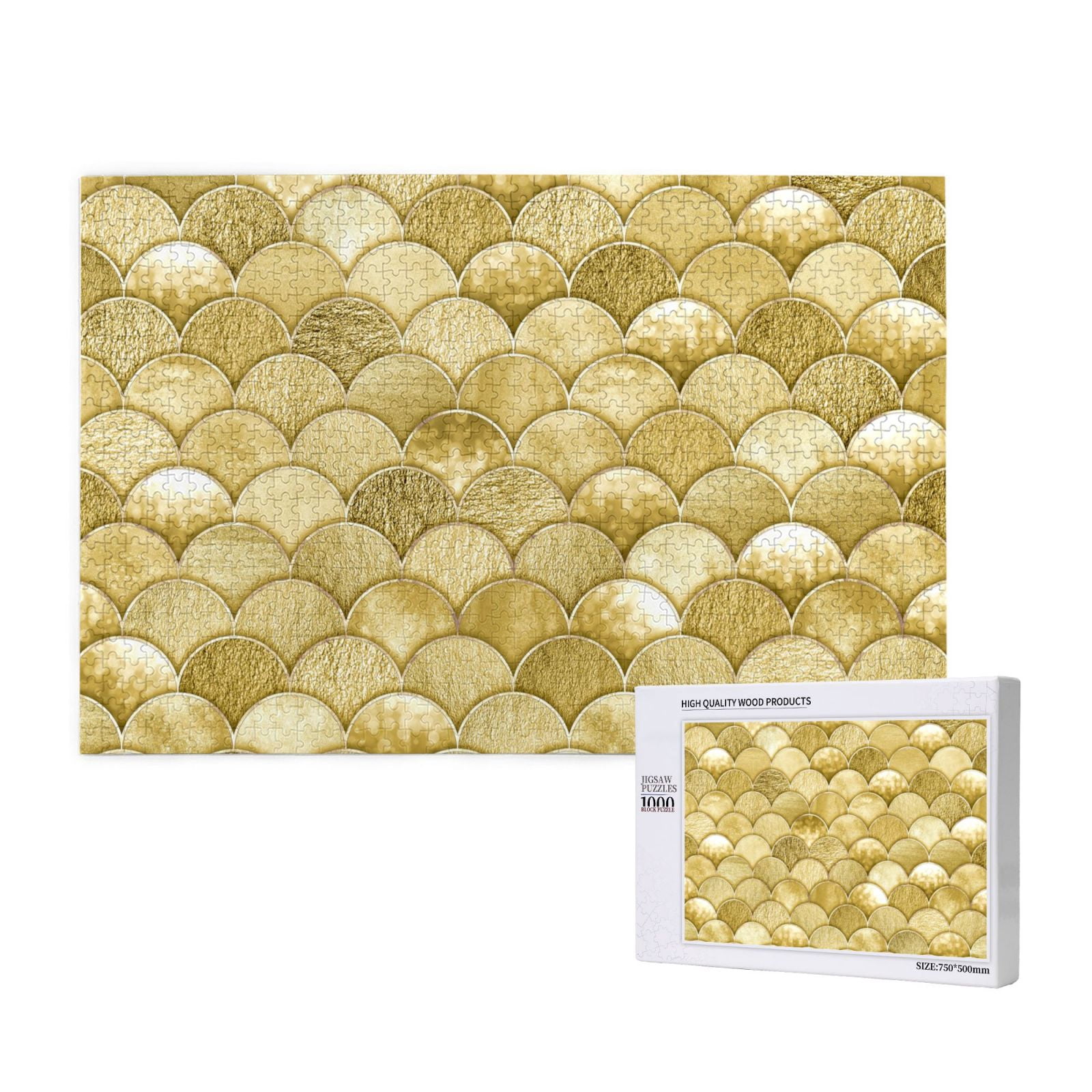 1000 Piece Photo Puzzle Mermaid Fish Scale Family Reunion Puzzle ...