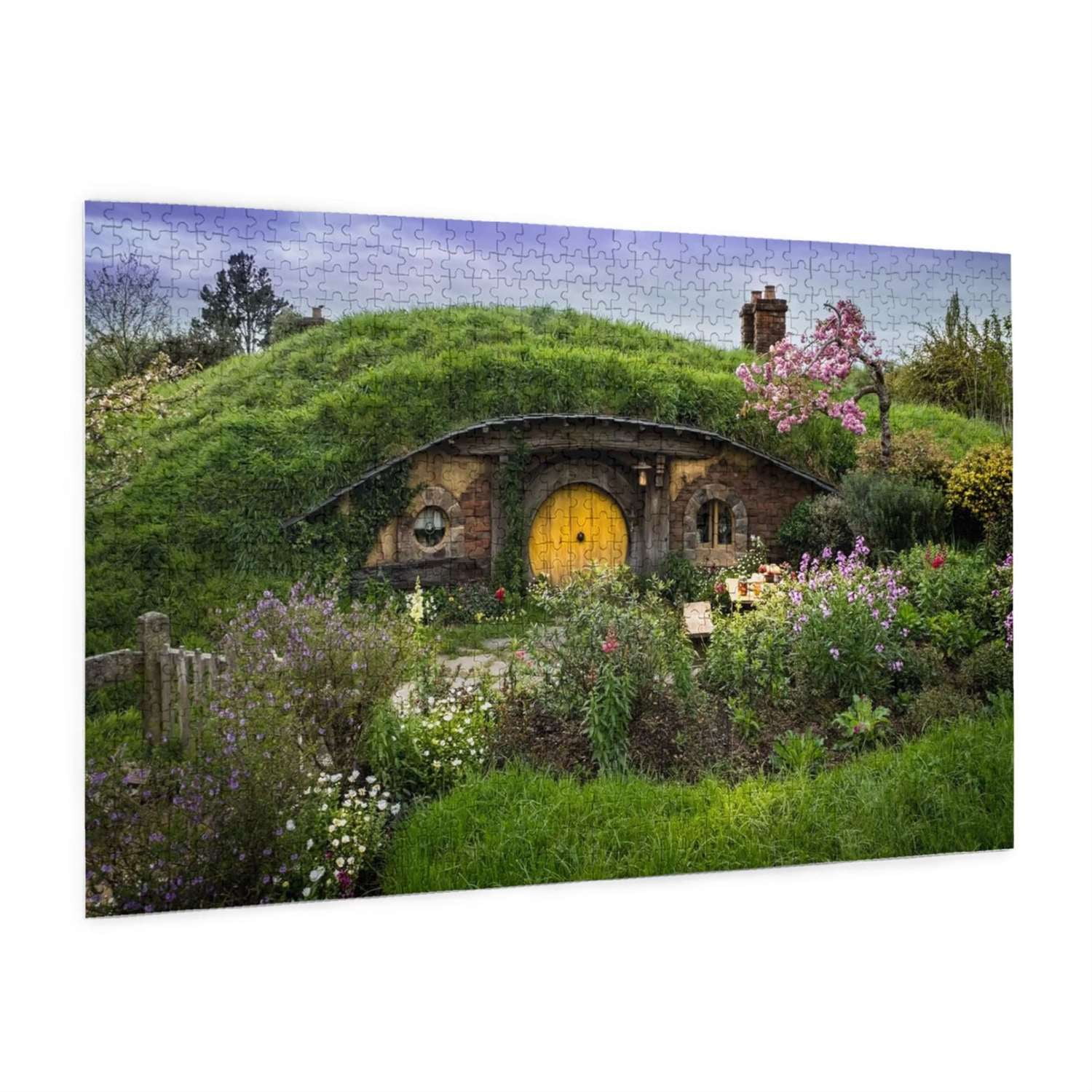 1000 Piece Puzzle for Adults and Kids - Hobbit Cave Jigsaw Puzzle ...