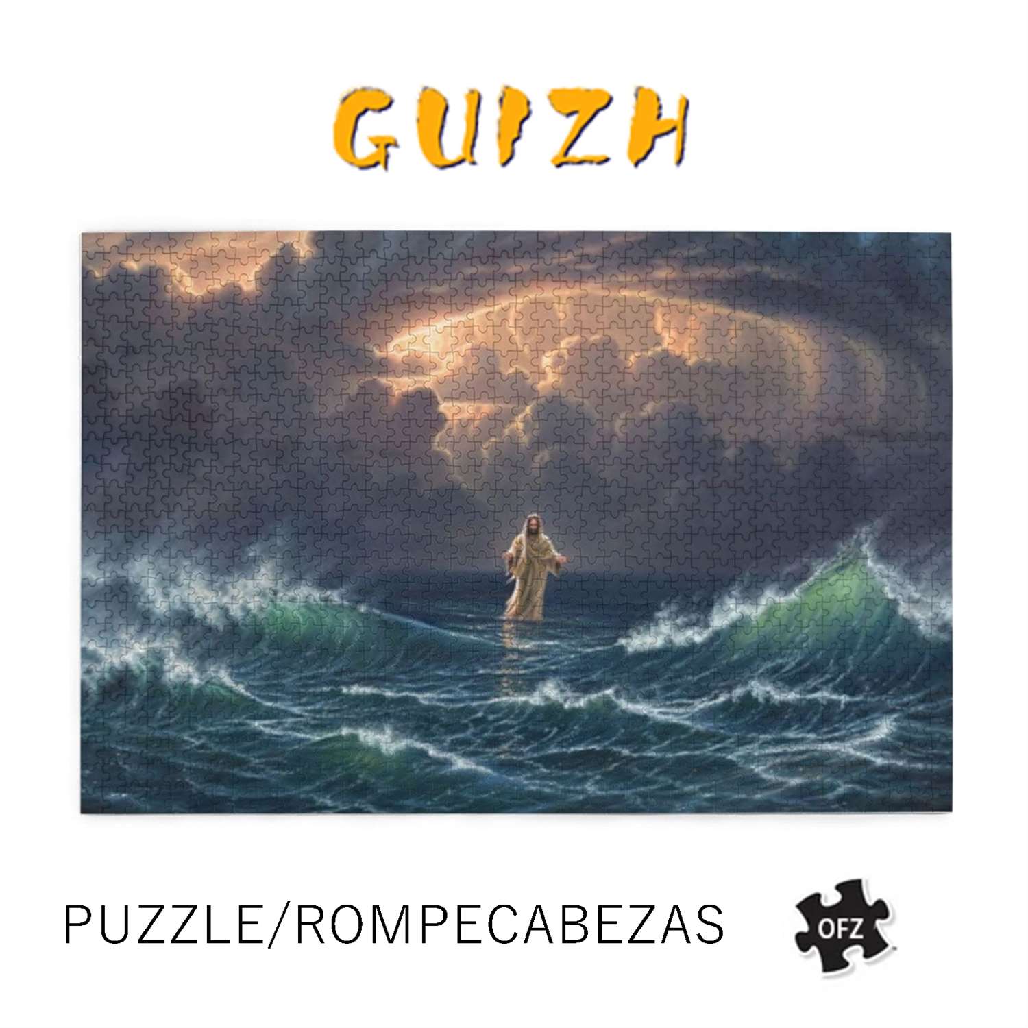 1000 Piece Puzzle for Adults and Kids - Sea Jesus Jigsaw Puzzle for ...