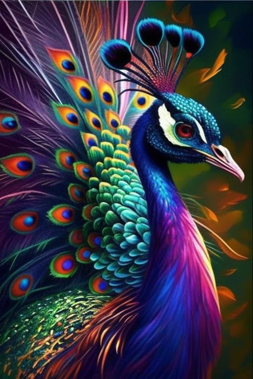 1000 Piece Puzzles for Adults,Peacock Wooden Puzzles,Casual Stress ...