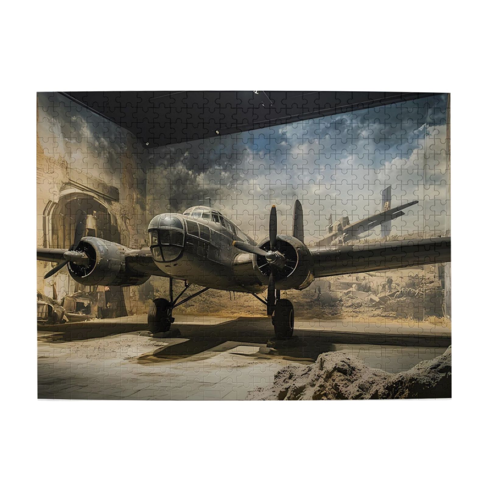 1000 Piece Vintage Bomber Plane Jigsaw Puzzle For Adults – Challenging ...