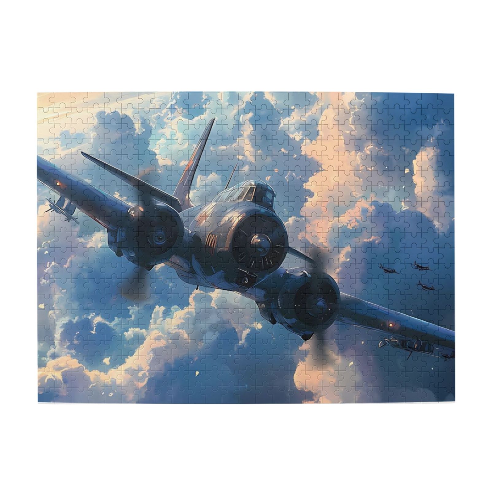 1000 Piece Vintage Bomber Plane Jigsaw Puzzle For Adults Epic WWII ...