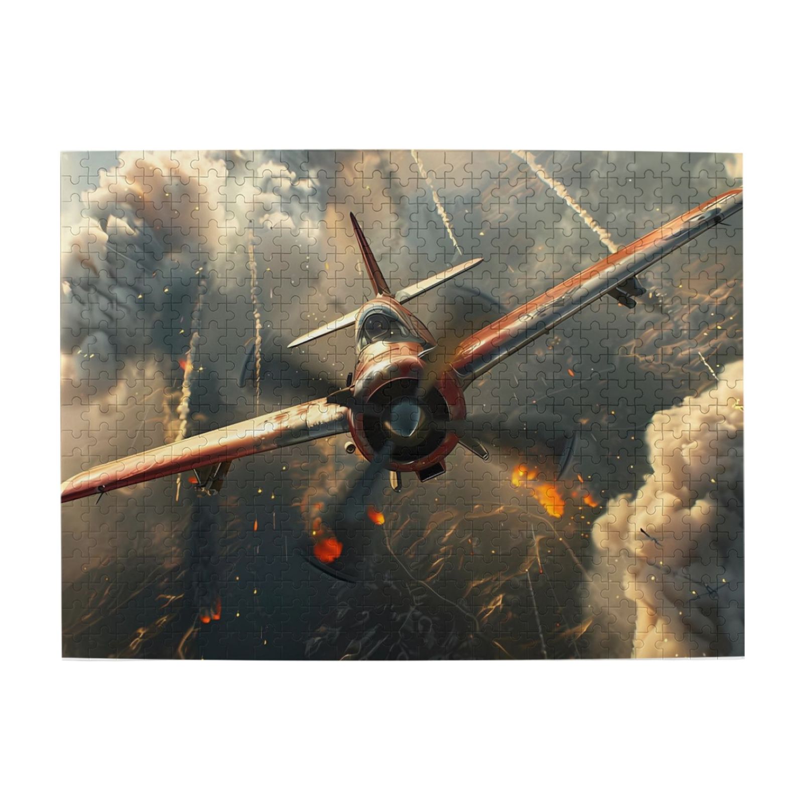 1000 Piece Vintage Fighter Plane Jigsaw Puzzle For Adults Challenging ...