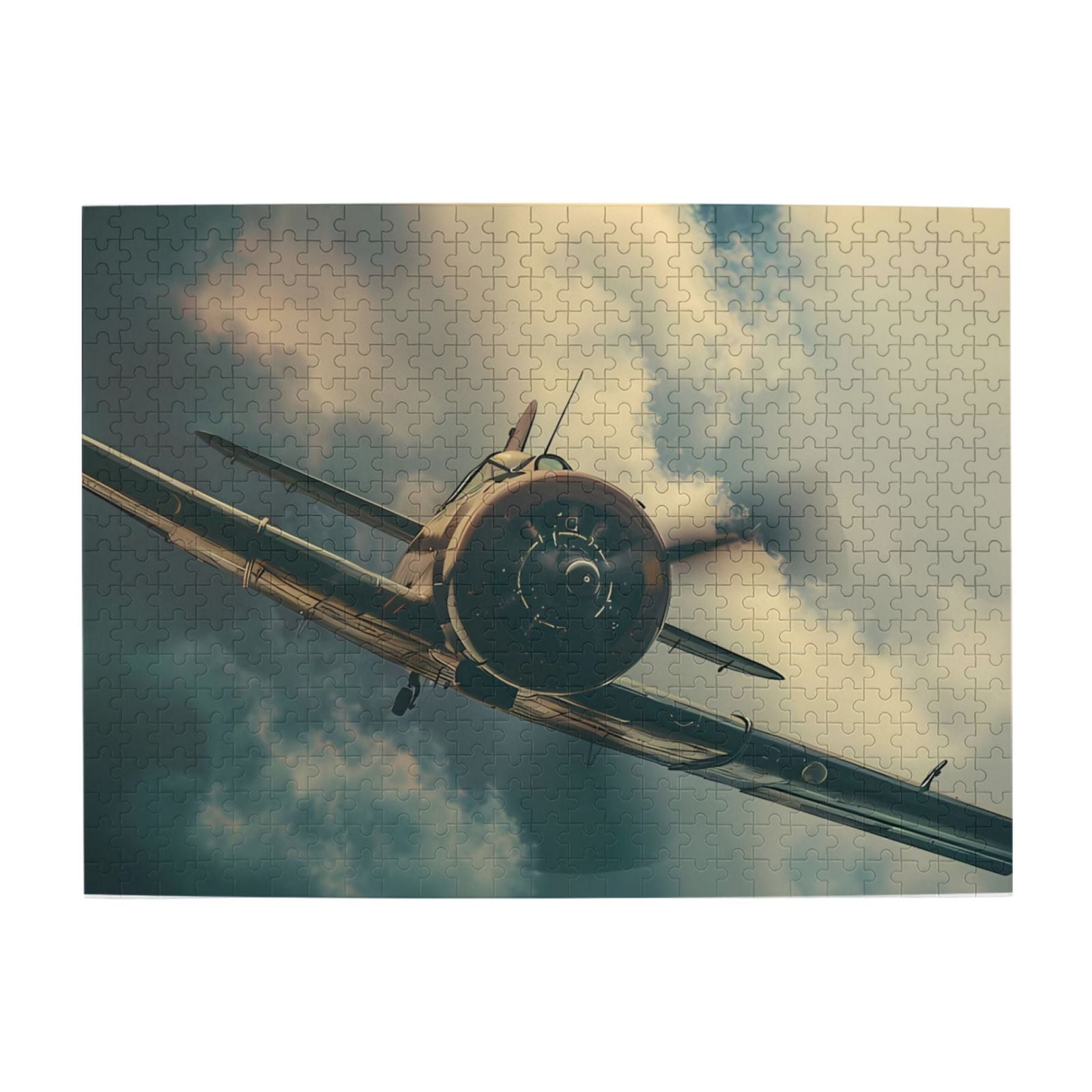1000 Piece Vintage Fighter Plane Jigsaw Puzzle For Adults – Challenging ...