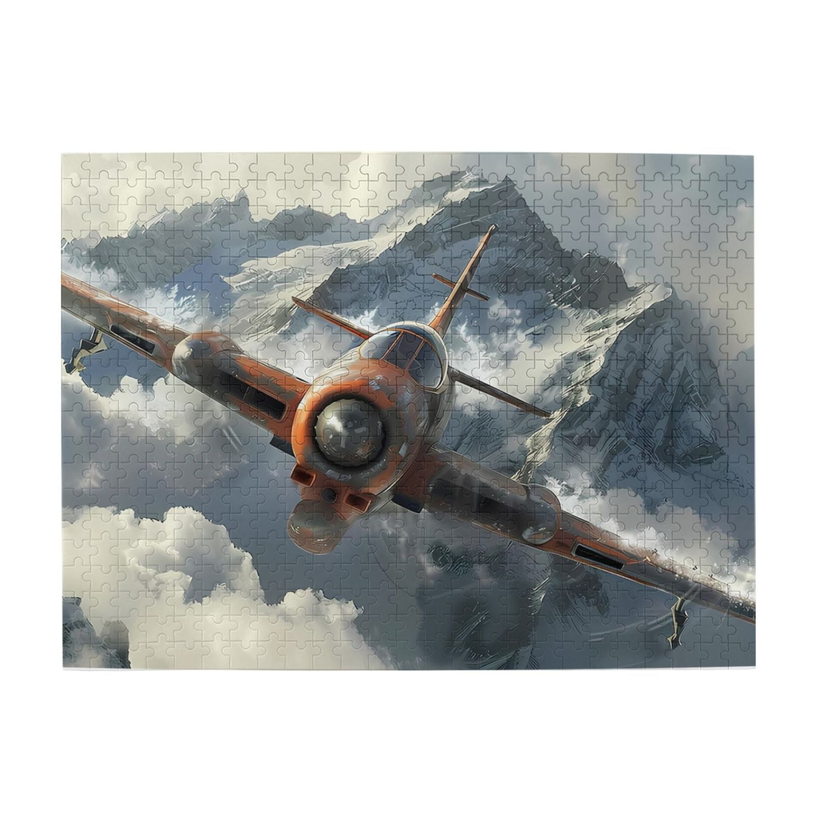 1000 Piece Vintage Fighter Plane Jigsaw Puzzle For Adults Dynamic ...