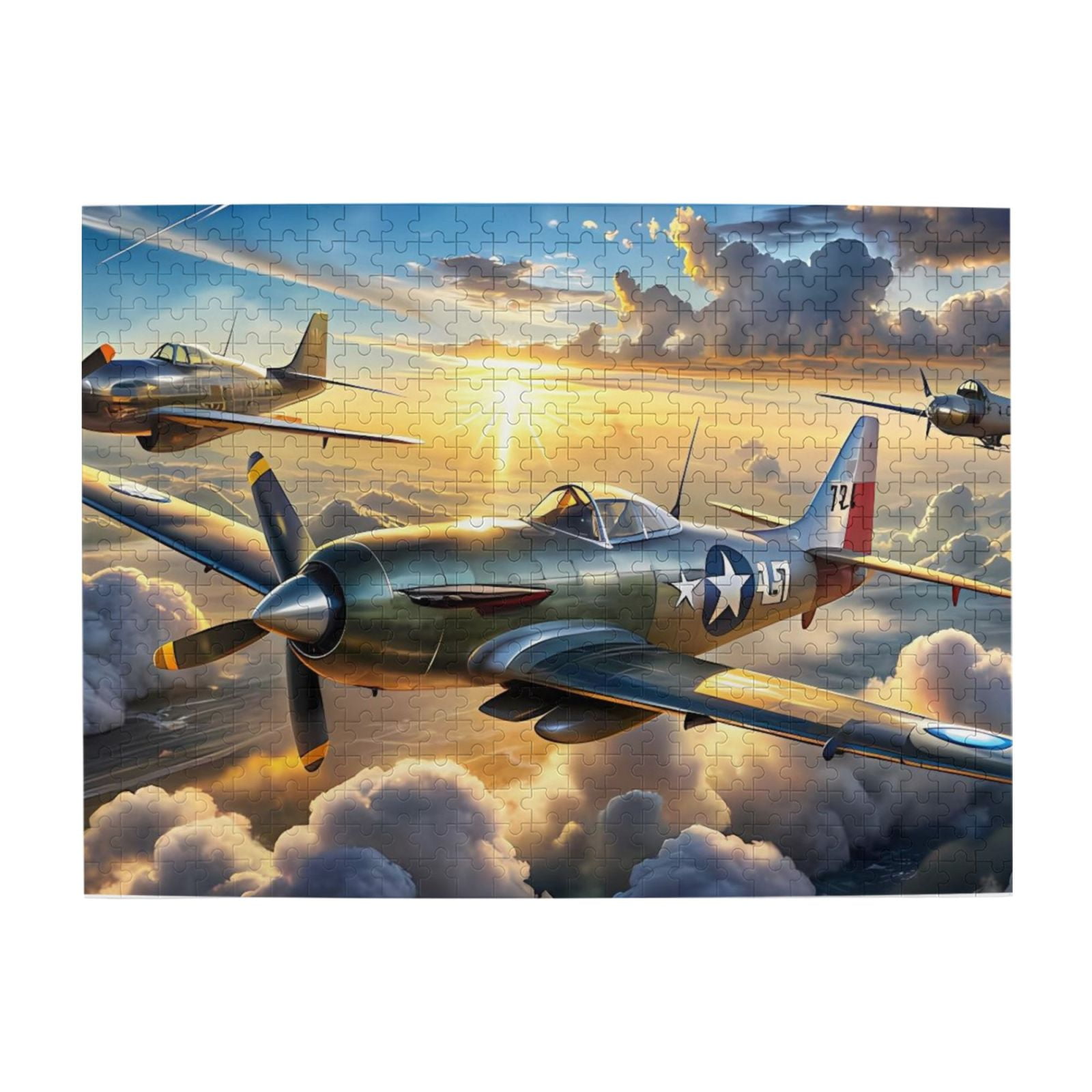 1000 Piece Vintage Fighter Planes Jigsaw Puzzle For Adults ...