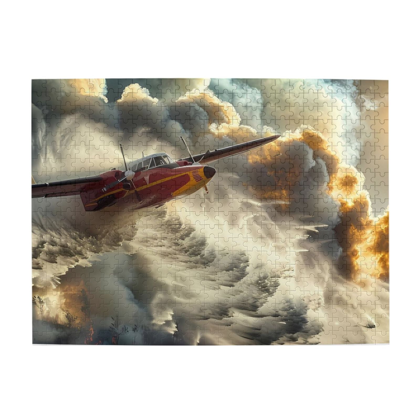 1000 Piece Vintage Propeller Plane Jigsaw Puzzle For Adults – Flying ...