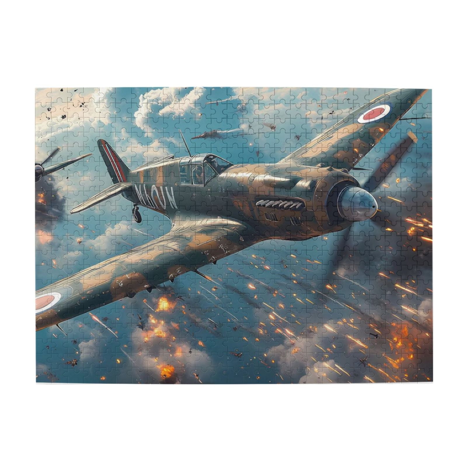 1000 Piece Vintage WWII Fighter Plane Jigsaw Puzzle For Adults – Epic ...