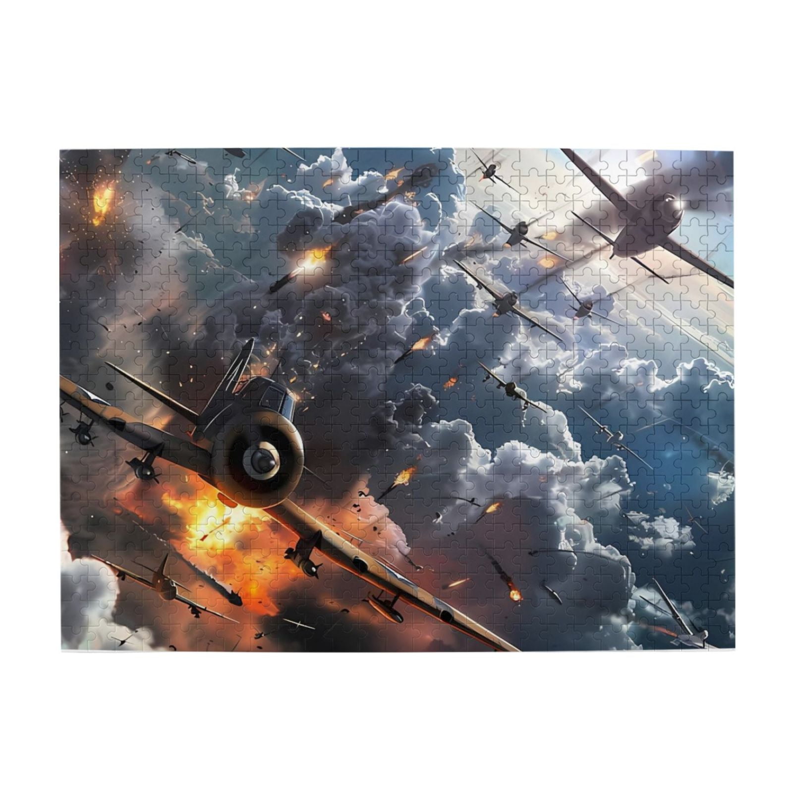 1000 Piece WWII Aerial Battle Jigsaw Puzzle For Adults – Challenging ...