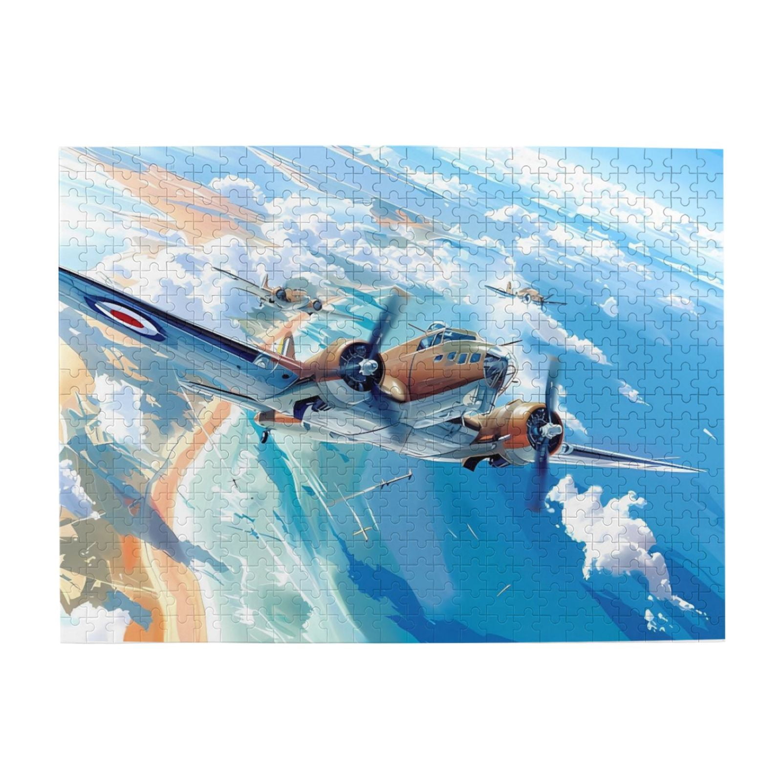 1000 Piece WWII Air Force Jigsaw Puzzle For Adults – Vibrant Aviation ...