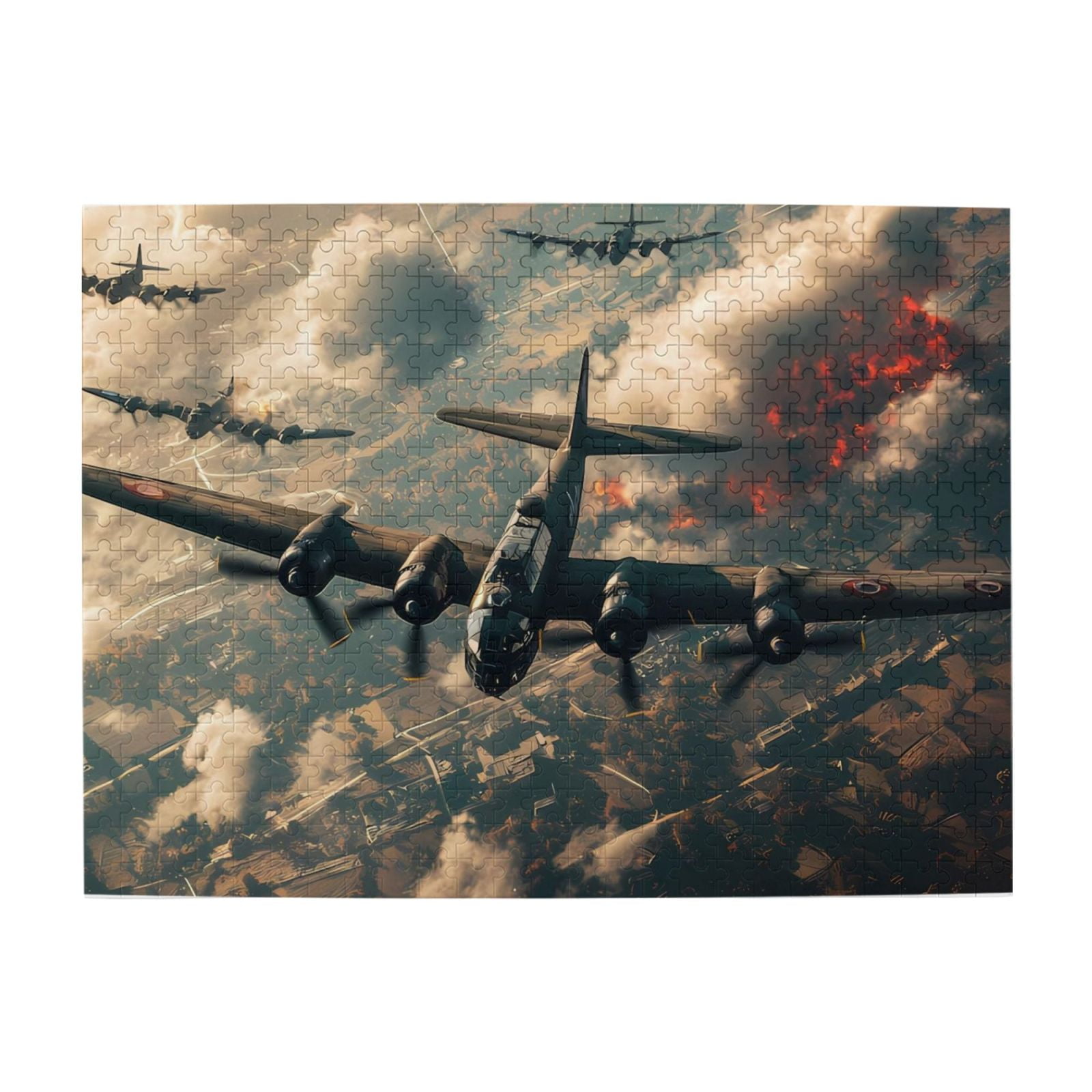 1000 Piece WWII Bomber Aircraft Wooden Jigsaw Puzzle For Adults ...