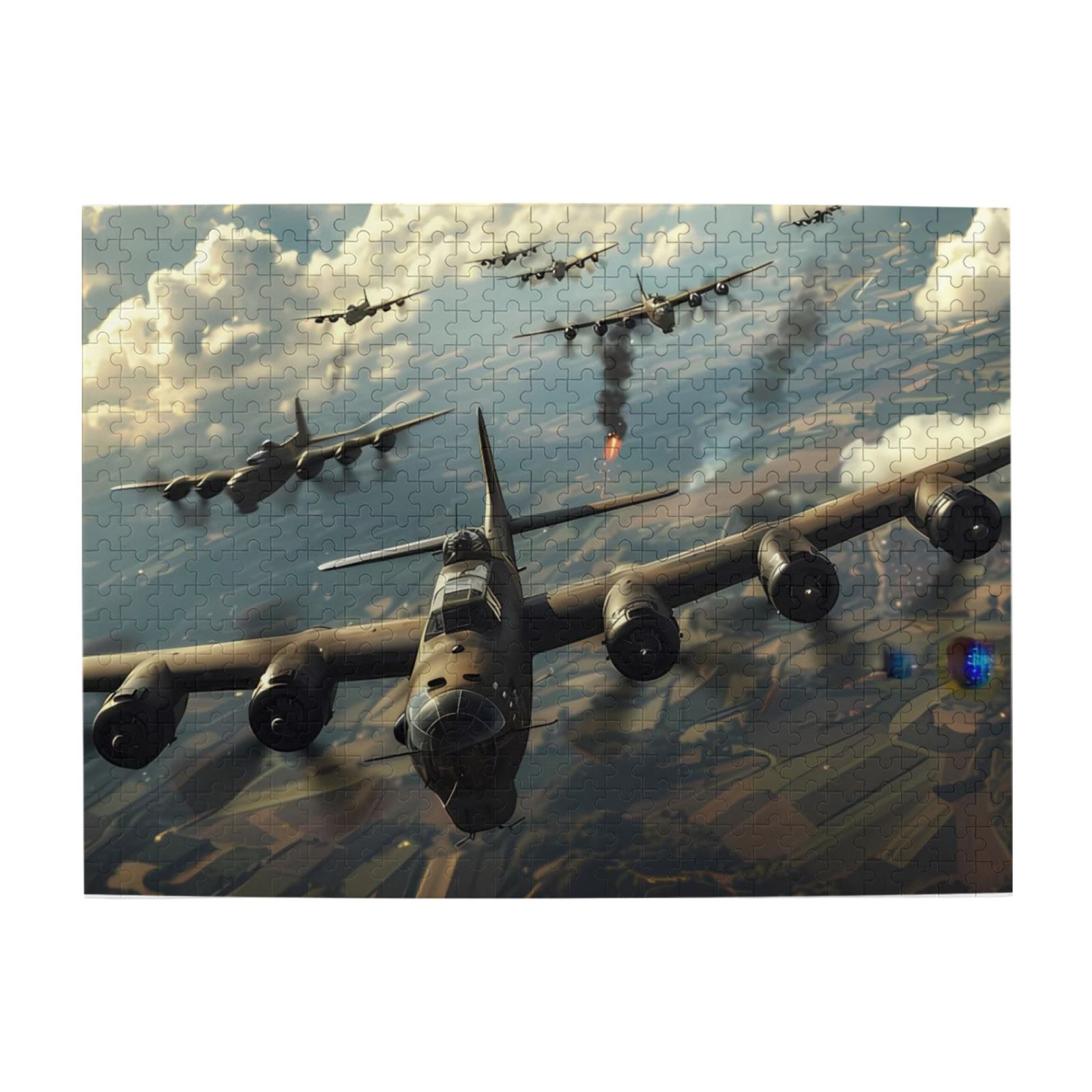 1000 Piece WWII Bomber Formation Jigsaw Puzzle For Adults – Epic ...