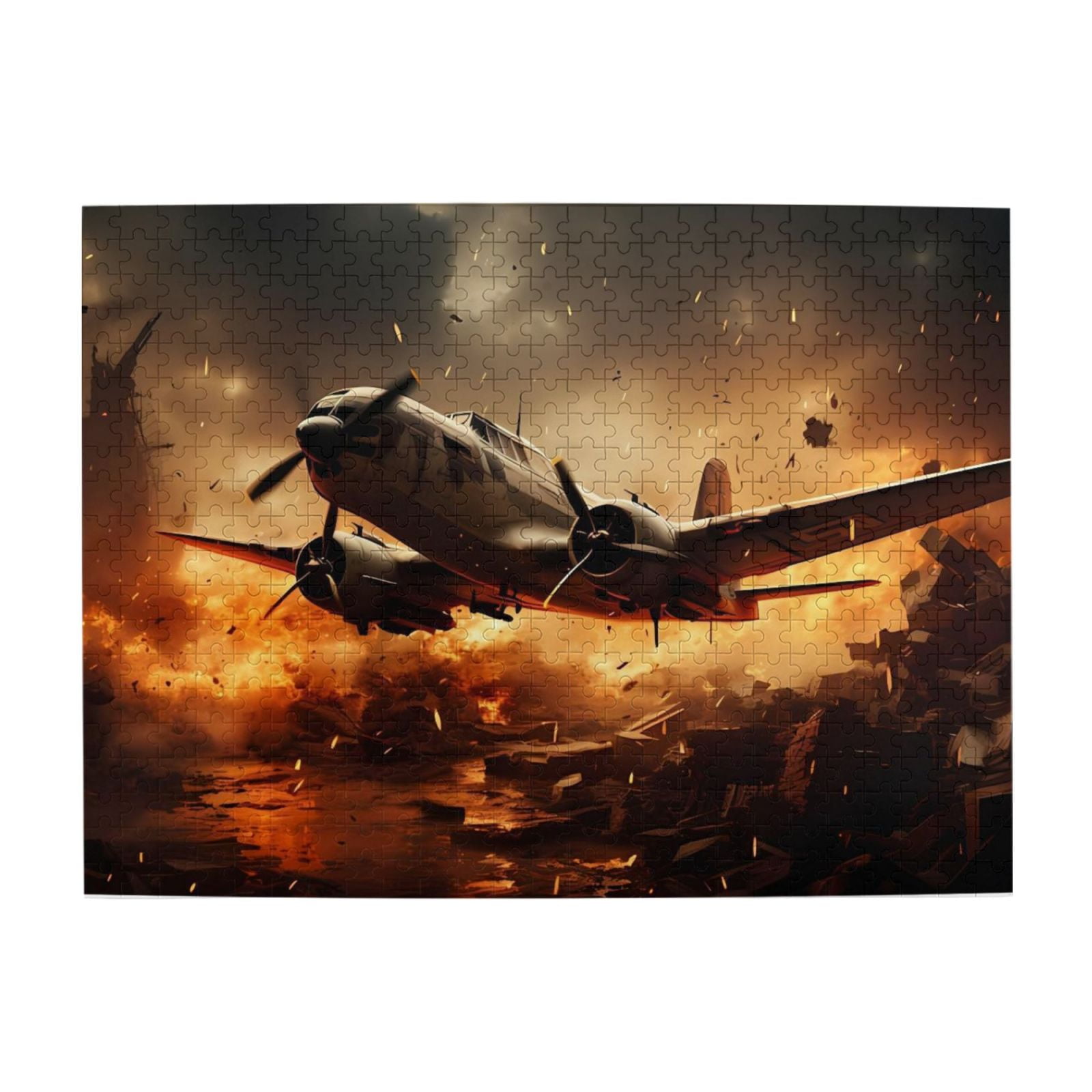 1000 Piece WWII Bomber Jigsaw Puzzle For Adults – Challenging Military ...