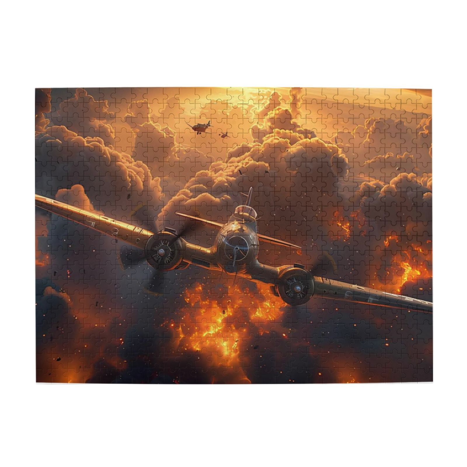 1000 Piece WWII Bomber Plane Jigsaw Puzzle For Adults – Captivating ...