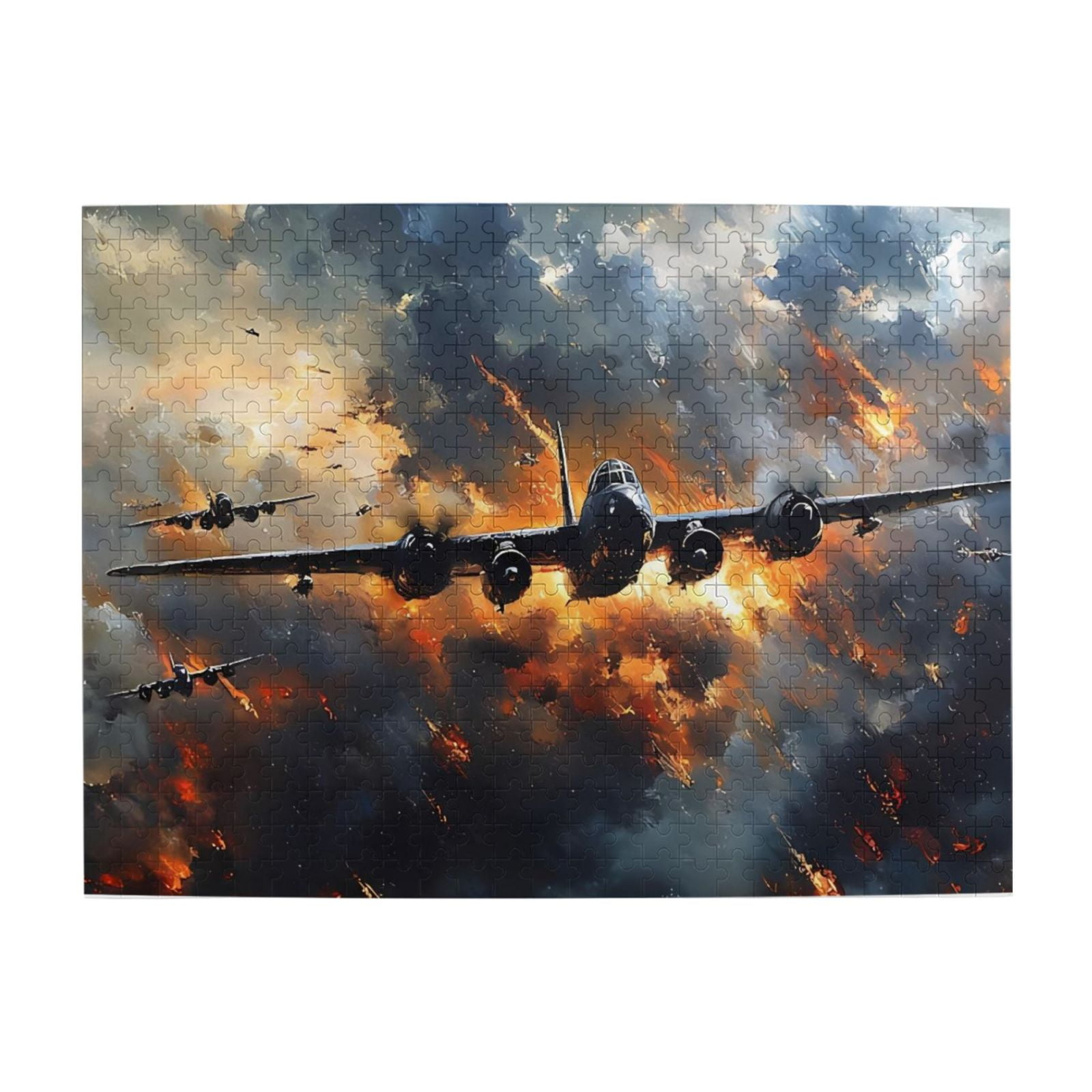 1000 Piece WWII Bomber Planes Jigsaw Puzzle For Adults – Dramatic ...
