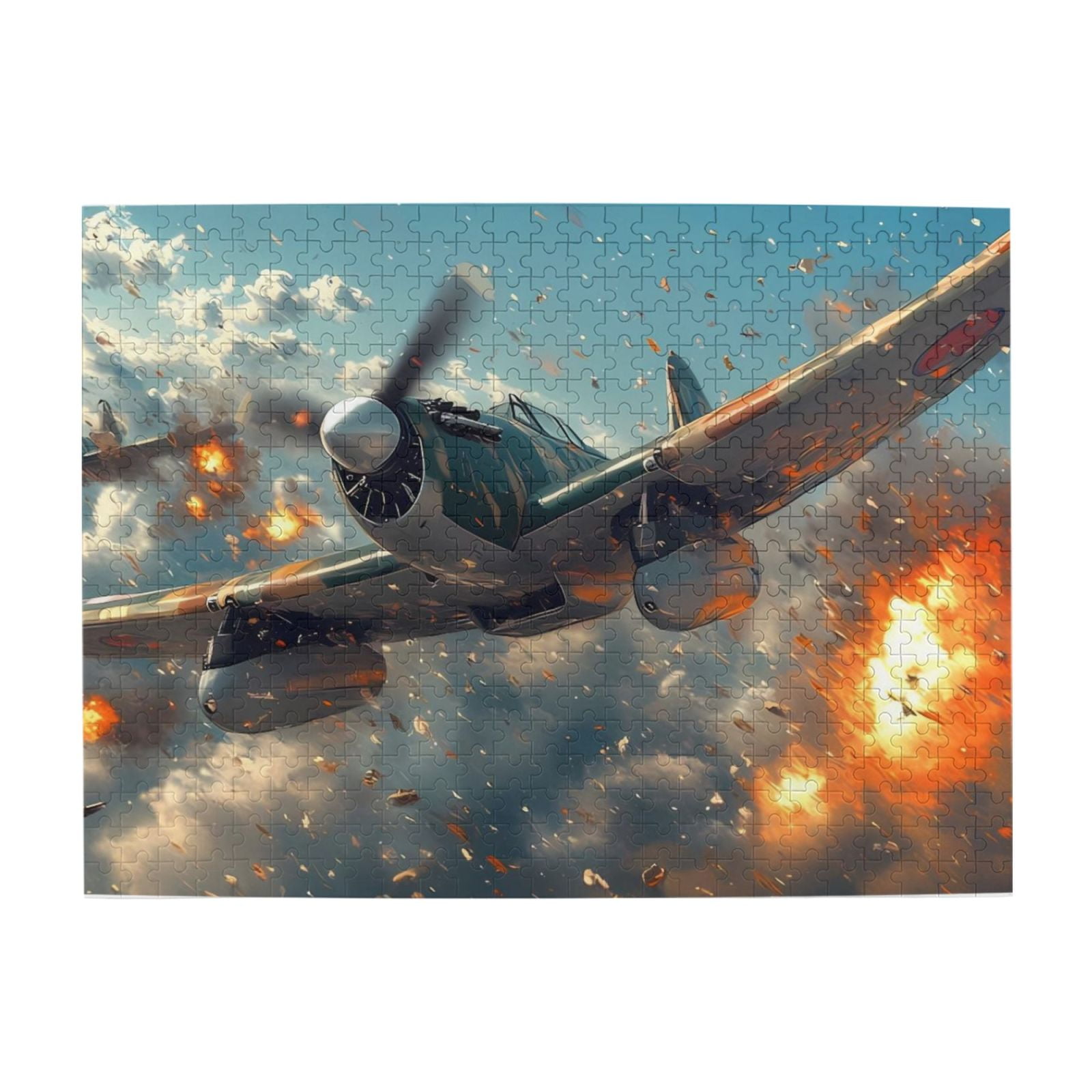 1000 Piece WWII Fighter Plane Jigsaw Puzzle For Adults Captivating Air ...