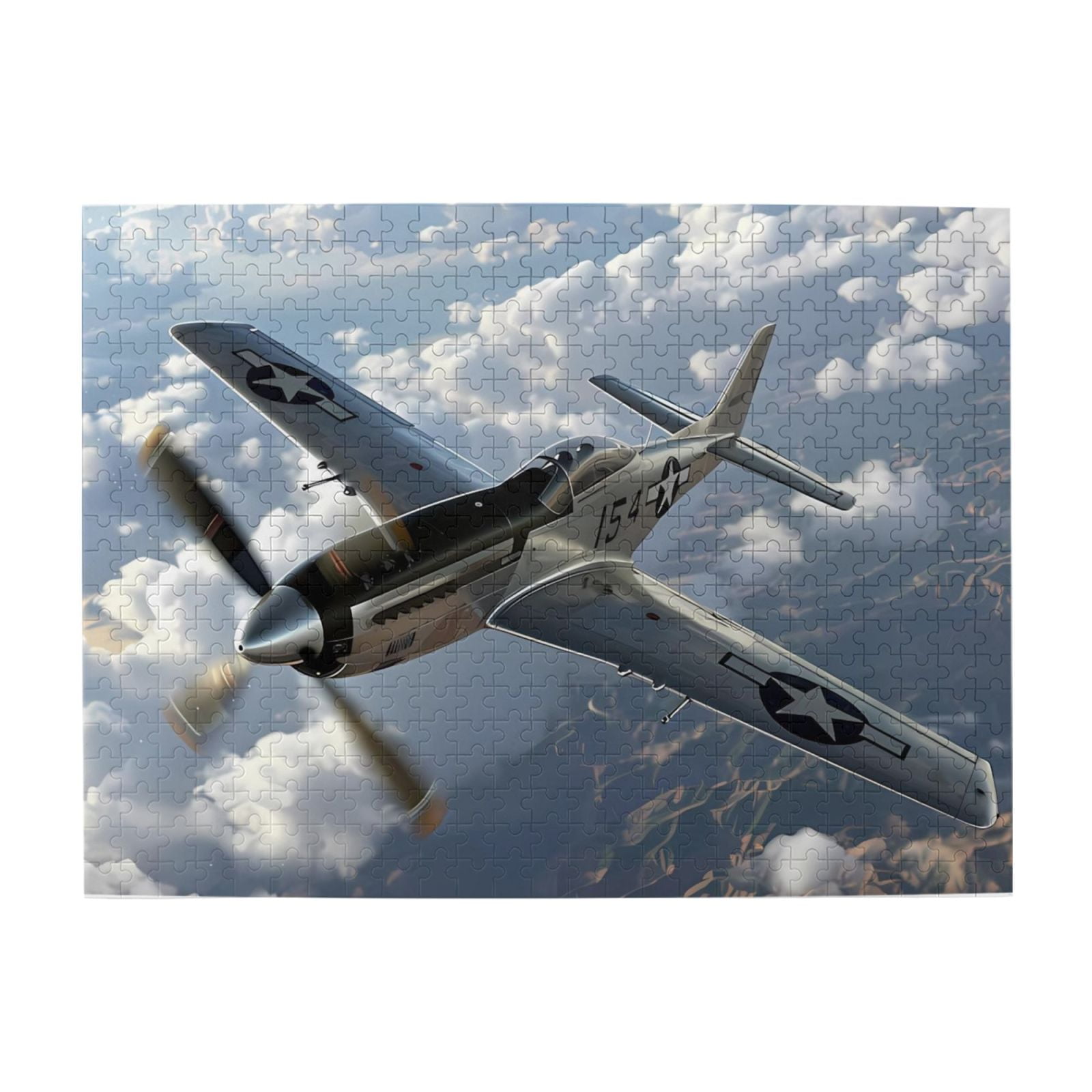 1000 Piece WWII Fighter Plane Jigsaw Puzzle For Adults – Challenging ...