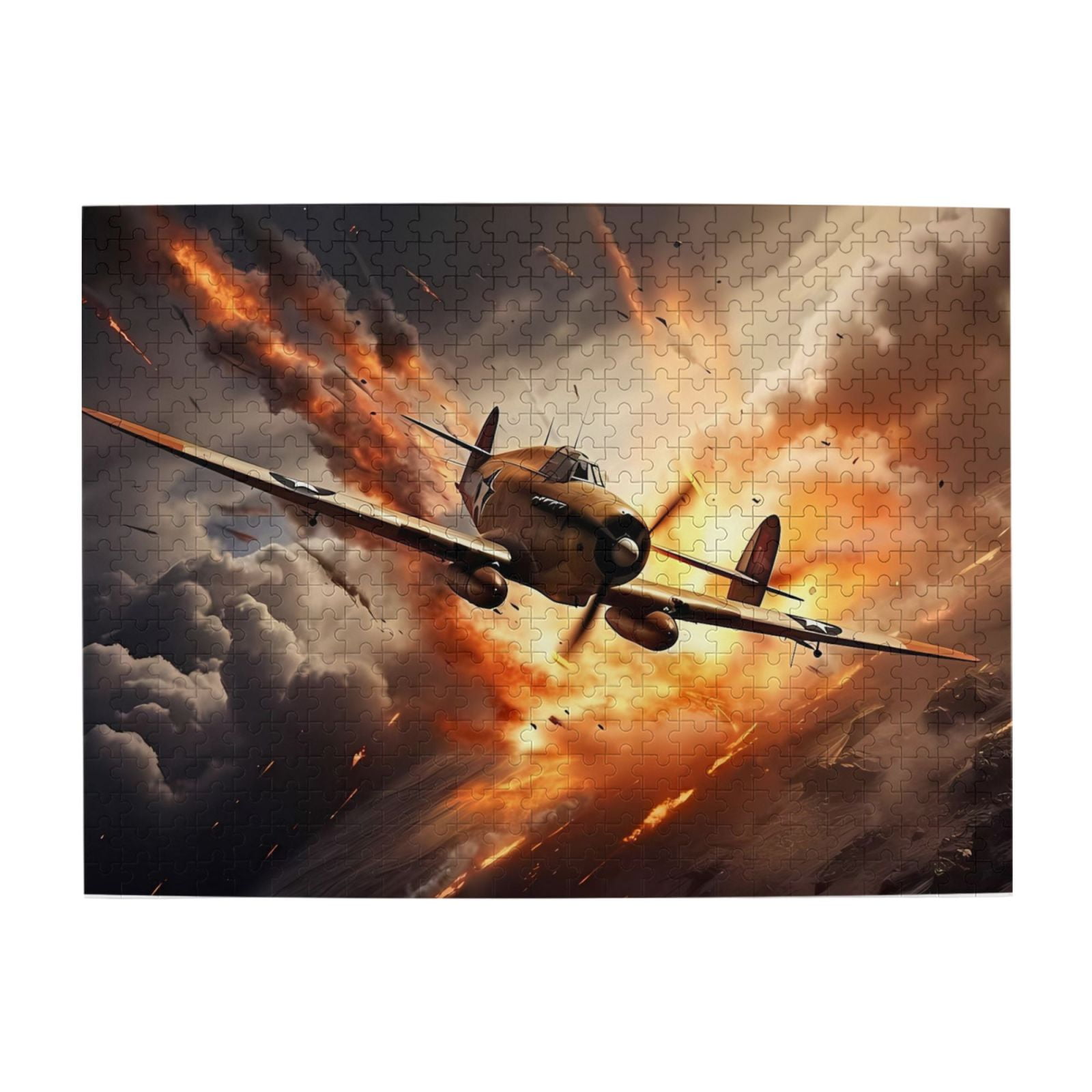 1000 Piece WWII Fighter Plane Jigsaw Puzzle For Adults – Dynamic Aerial ...