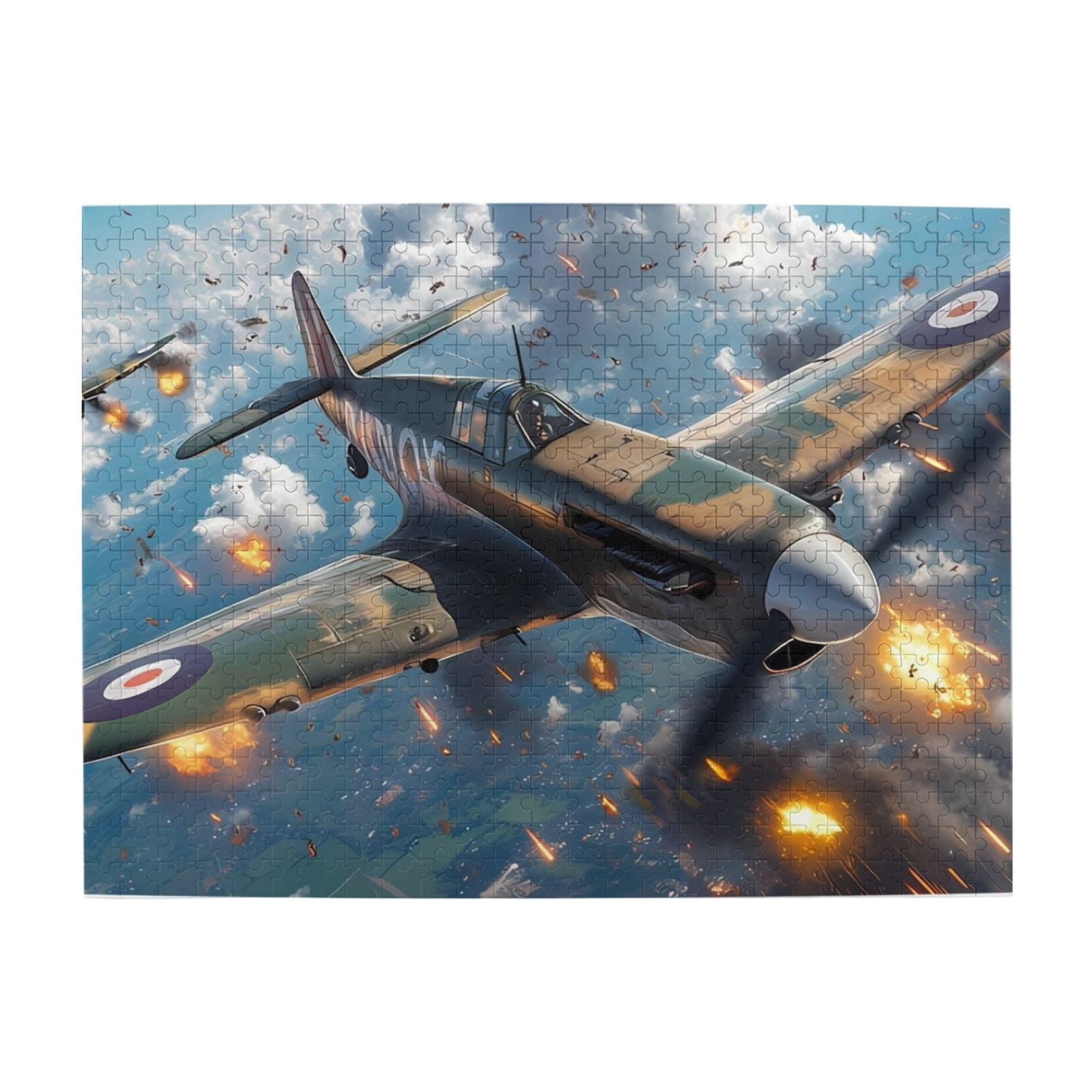 1000 Piece WWII Fighter Plane Jigsaw Puzzle For Adults – Dynamic Aerial ...
