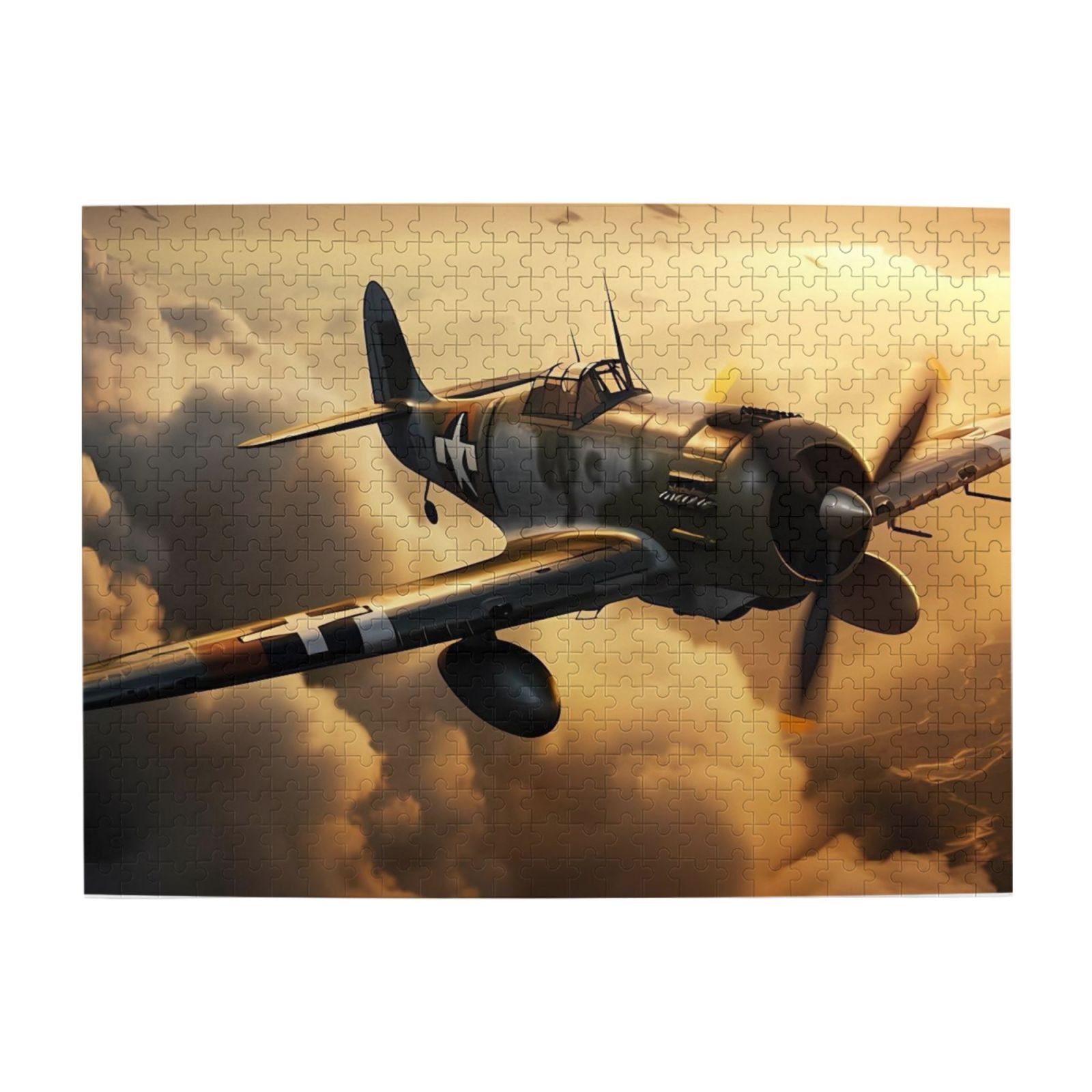 1000 Piece WWII Fighter Plane Jigsaw Puzzle For Adults – Stunning ...