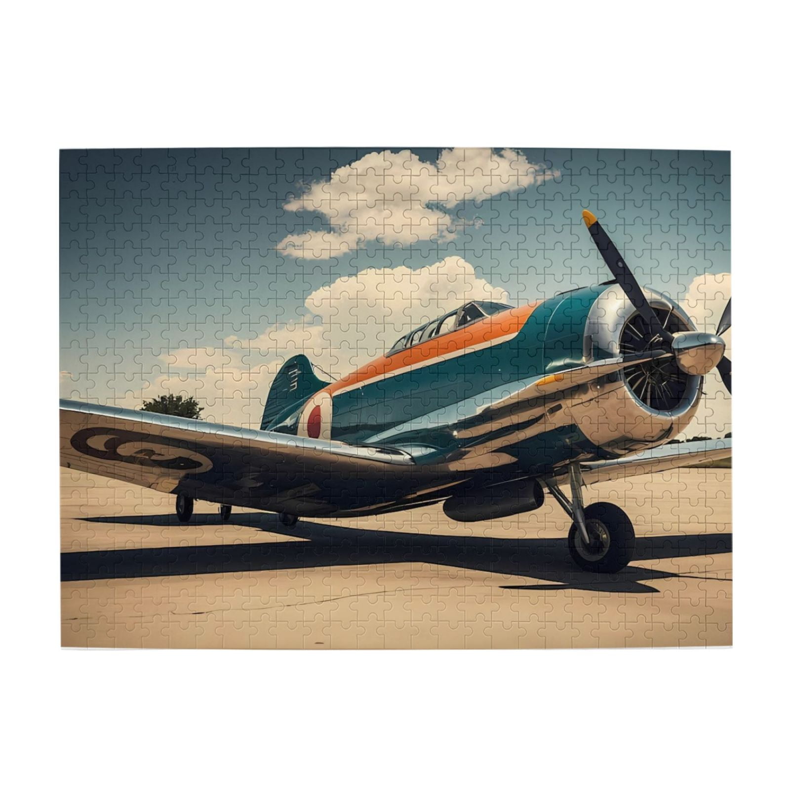 1000 Piece WWII Fighter Plane Jigsaw Puzzle For Adults – Vibrant ...