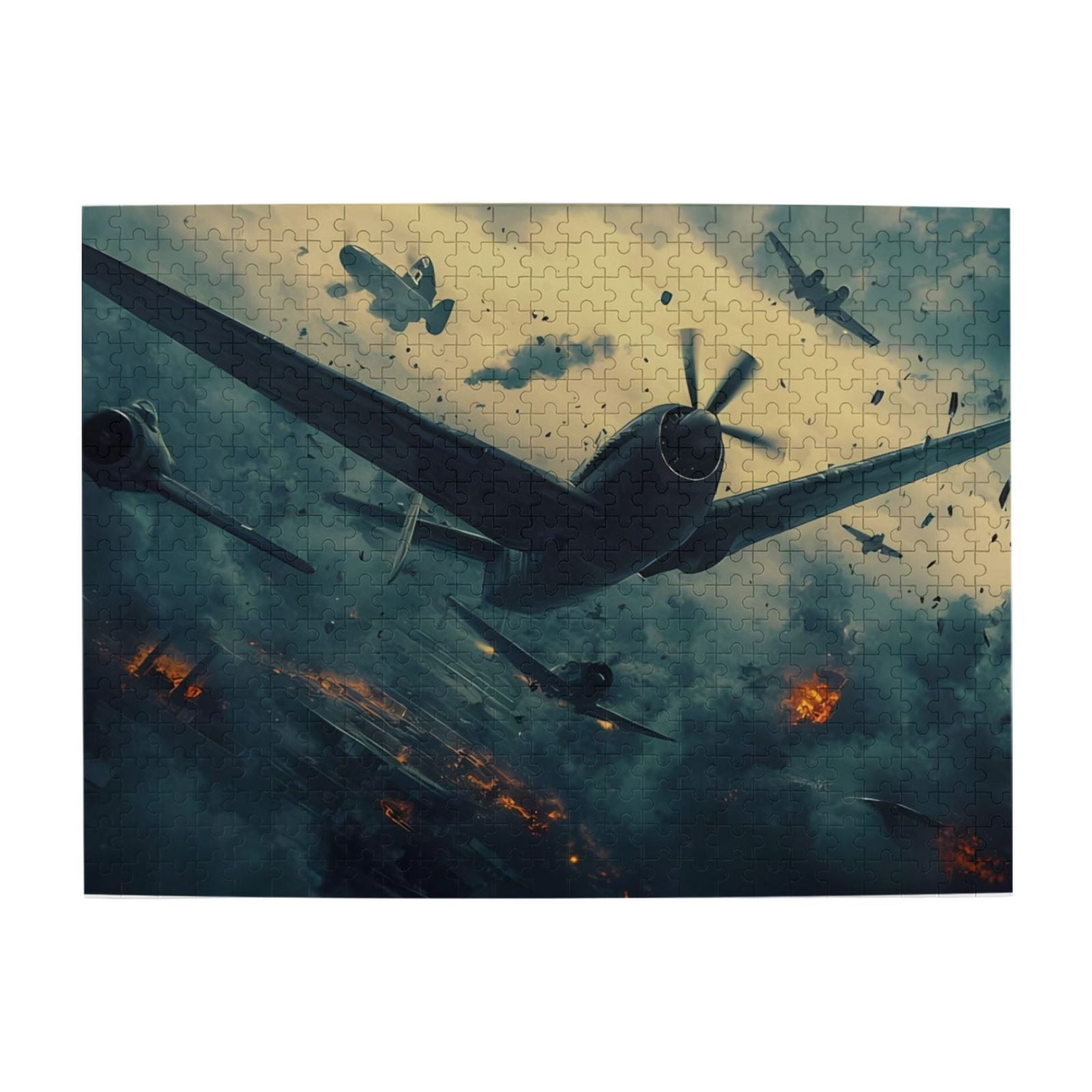 1000 Piece WWII Fighter Plane Wooden Jigsaw Puzzle For Adults ...