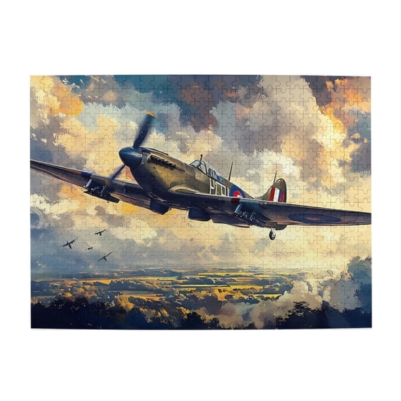 1000 Piece WWII Fighter Plane Wooden Jigsaw Puzzle For Adults ...