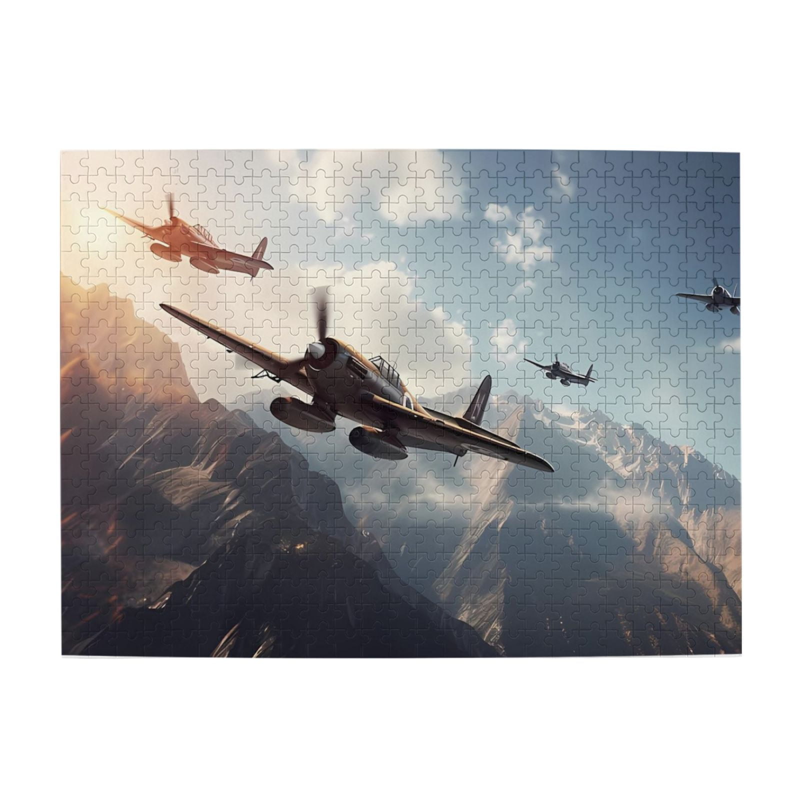 1000 Piece WWII Military Fighter Planes Jigsaw Puzzle For Adults ...