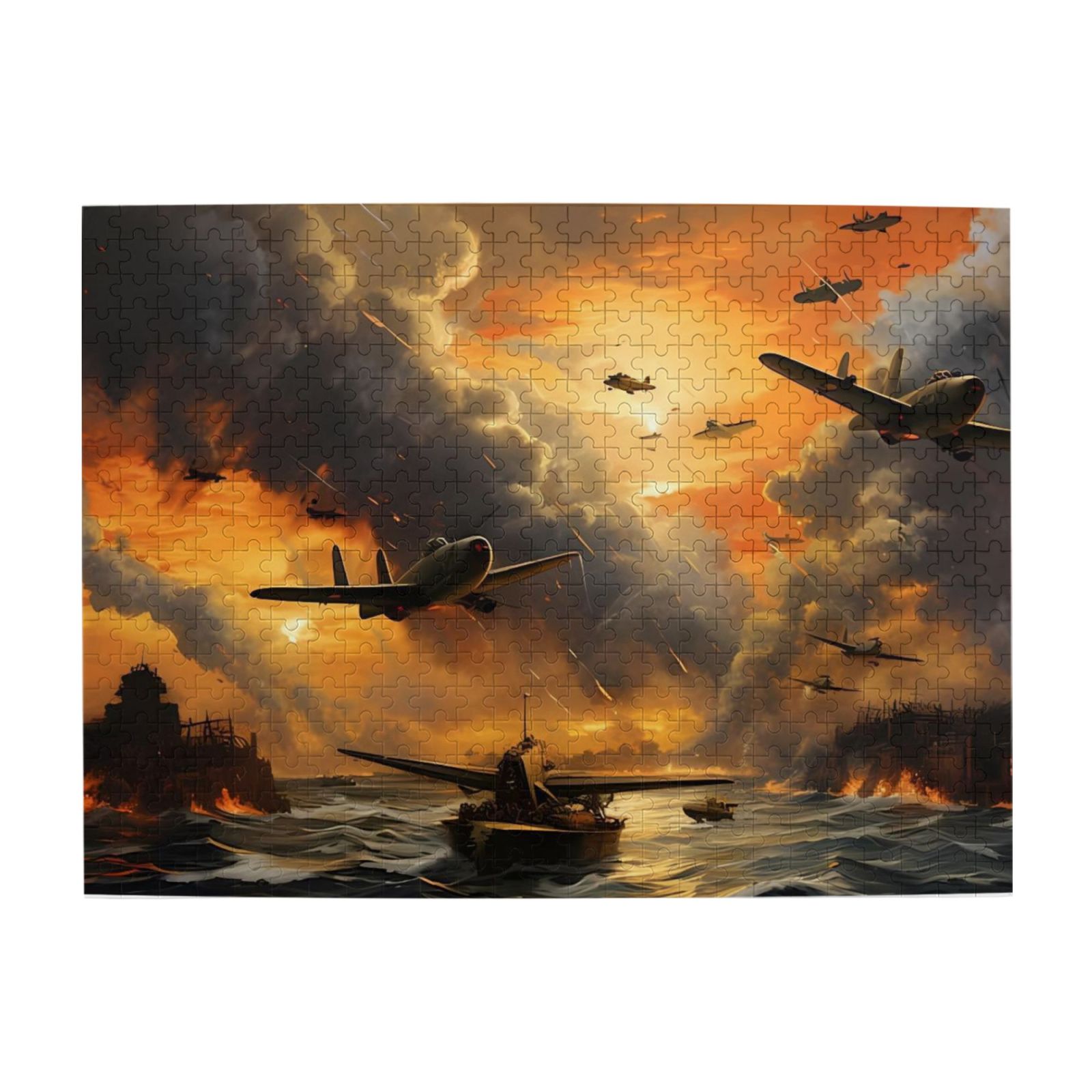 1000 Piece WWII Naval Battle Jigsaw Puzzle For Adults – Challenging ...
