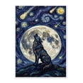 1000-Piece Wood Jigsaw Puzzle, Sitting Howling Timber Wolf Giant Full ...