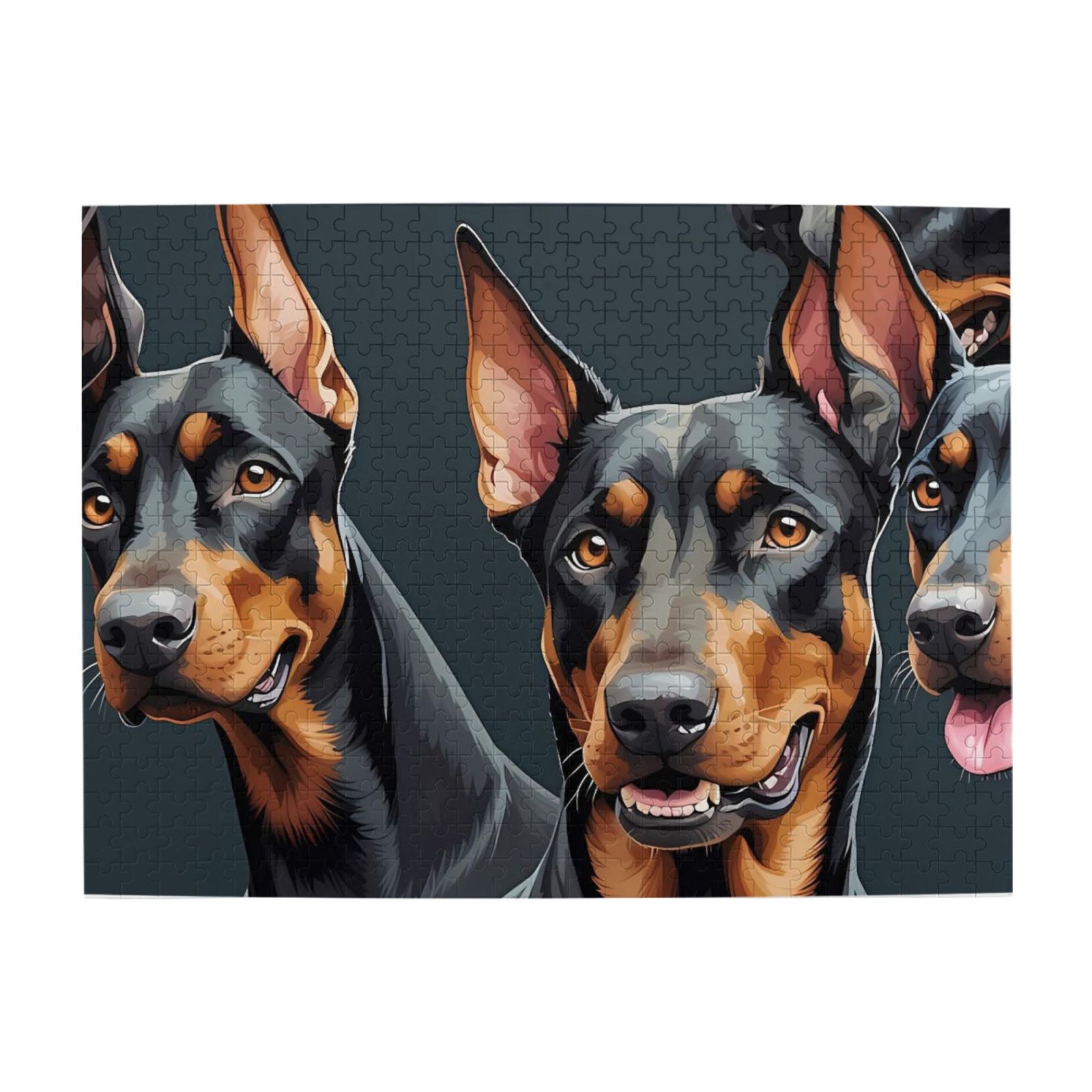 1000 Piece Wooden Doberman Dog Puzzle For Adults Challenging & Relaxing ...