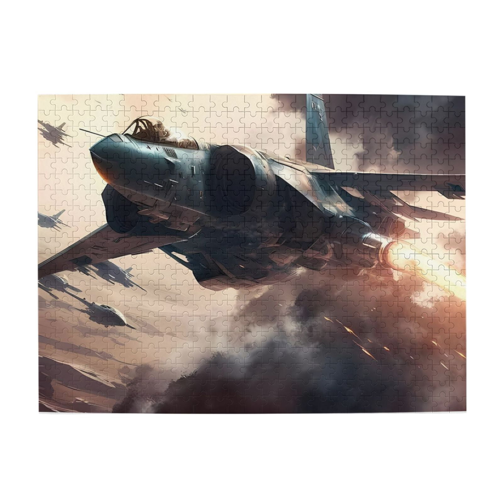 1000 Piece Wooden Fighter Jet Jigsaw Puzzle For Adults – Challenging ...