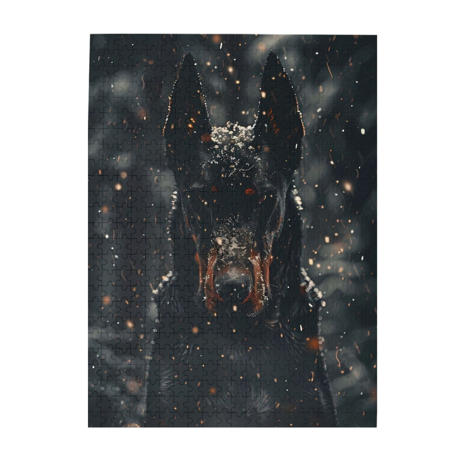 1000-Piece Wooden Jigsaw Puzzle for Adults & Families - Doberman ...