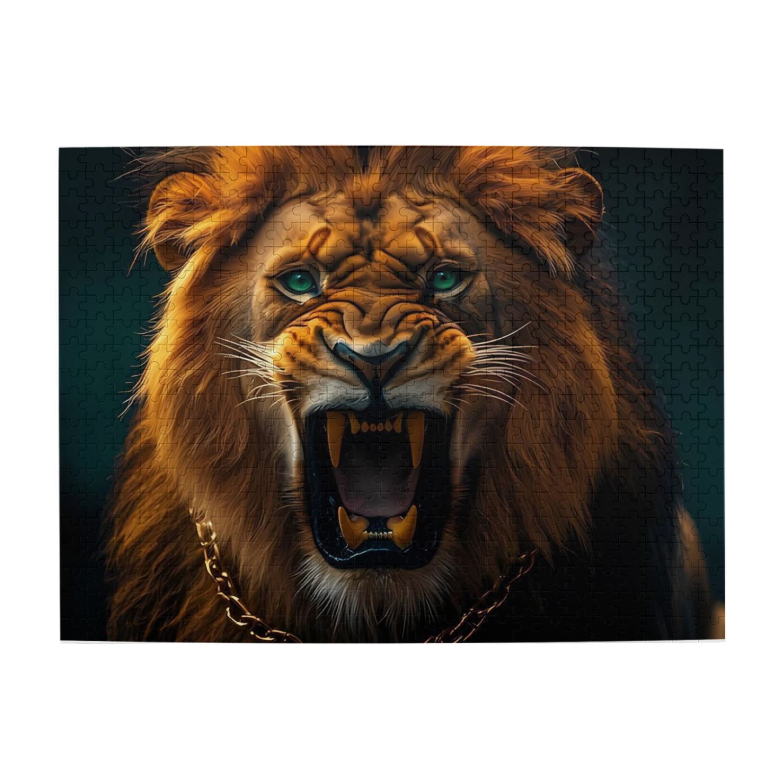 1000-Piece Wooden Jigsaw Puzzle for Adults & Families - Roaring Lion ...