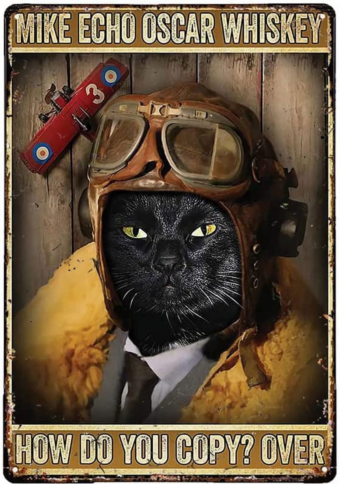 1000 Piece Wooden Puzzle for Adults Black Cat Pilot Mike Echo Oscar ...