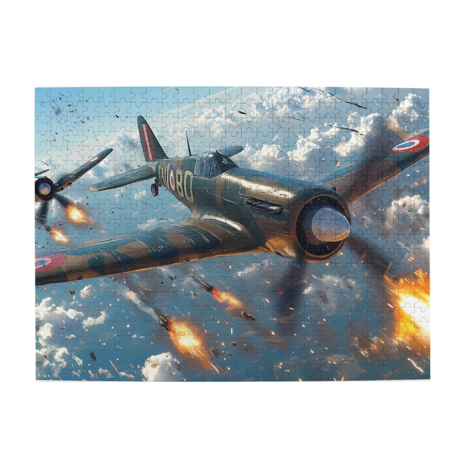 1000 Piece Wooden WWII Fighter Plane Jigsaw Puzzle For Adults – Dynamic ...