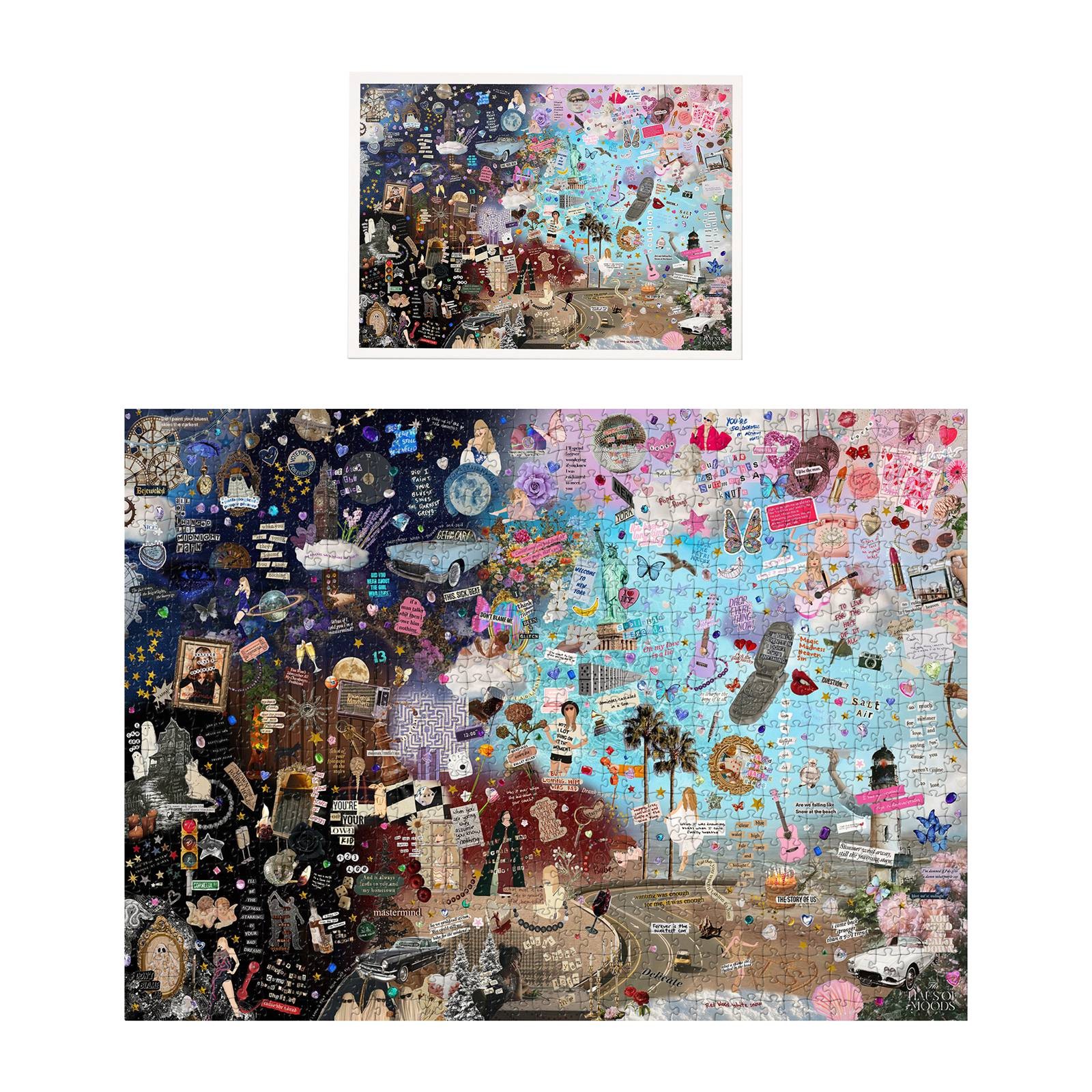 1000 Piece Words Album Jigsaw Puzzle - Adult & Kids Music Puzzle ...