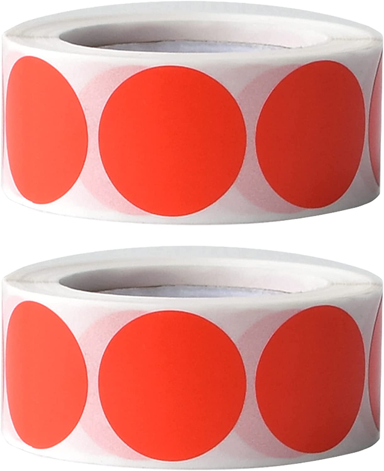 1000 Pieces 1 Inch Round Color Coding Labels Writable Circle Dot Labels ...