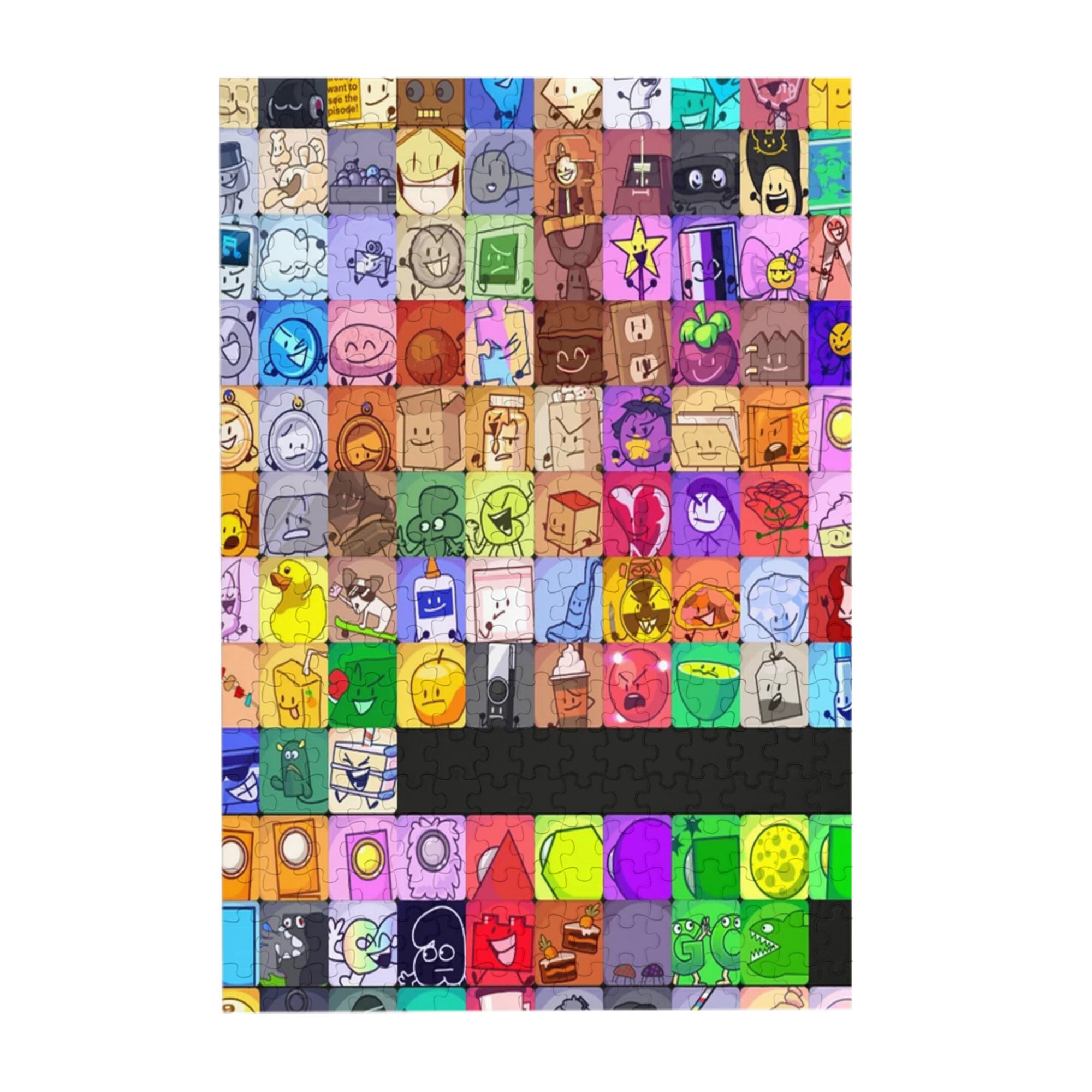 1000 Pieces Game BFDI Battle For Dream Island Puzzle for Adults and ...