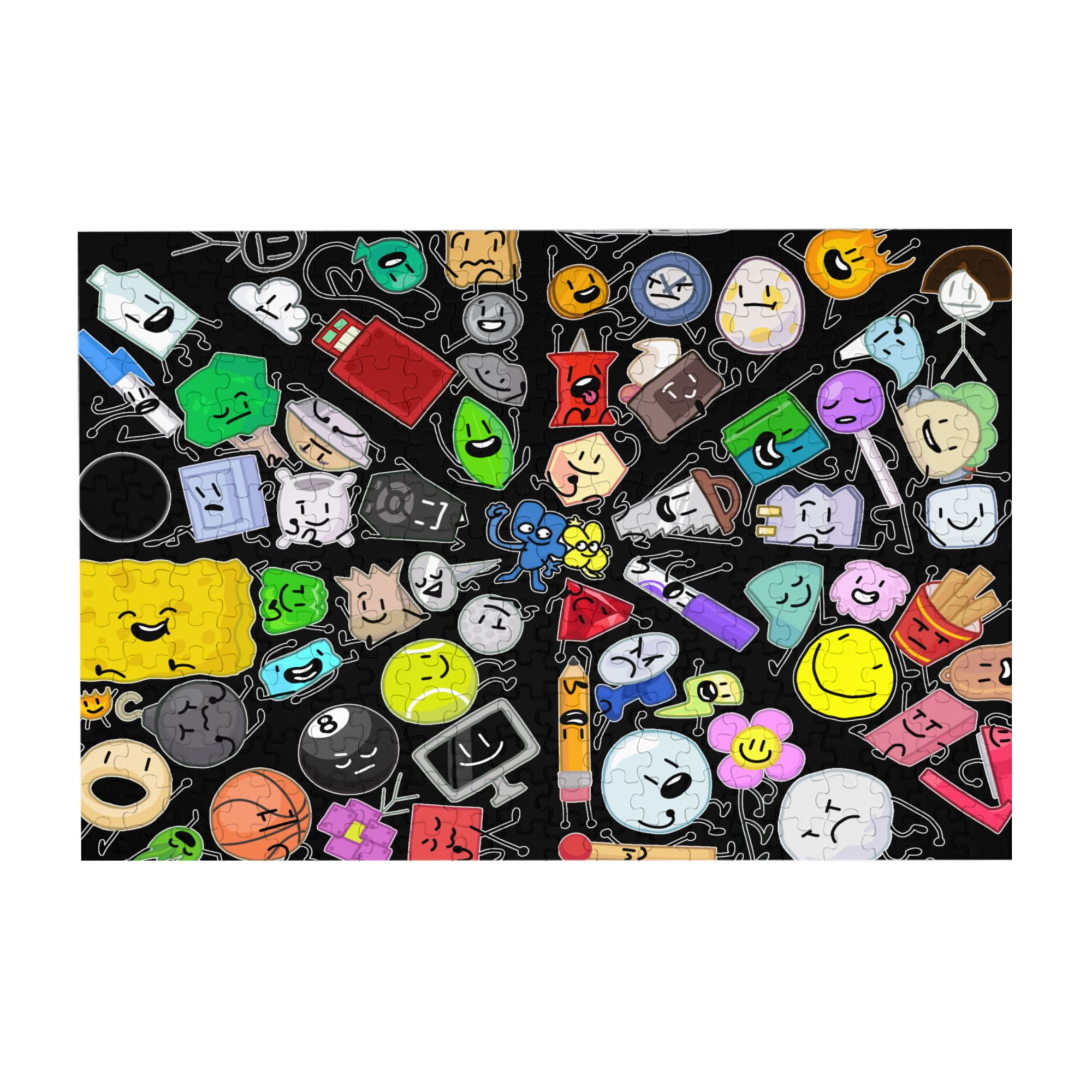 1000 Pieces Game BFDI Battle For Dream Island Puzzle for Adults and ...