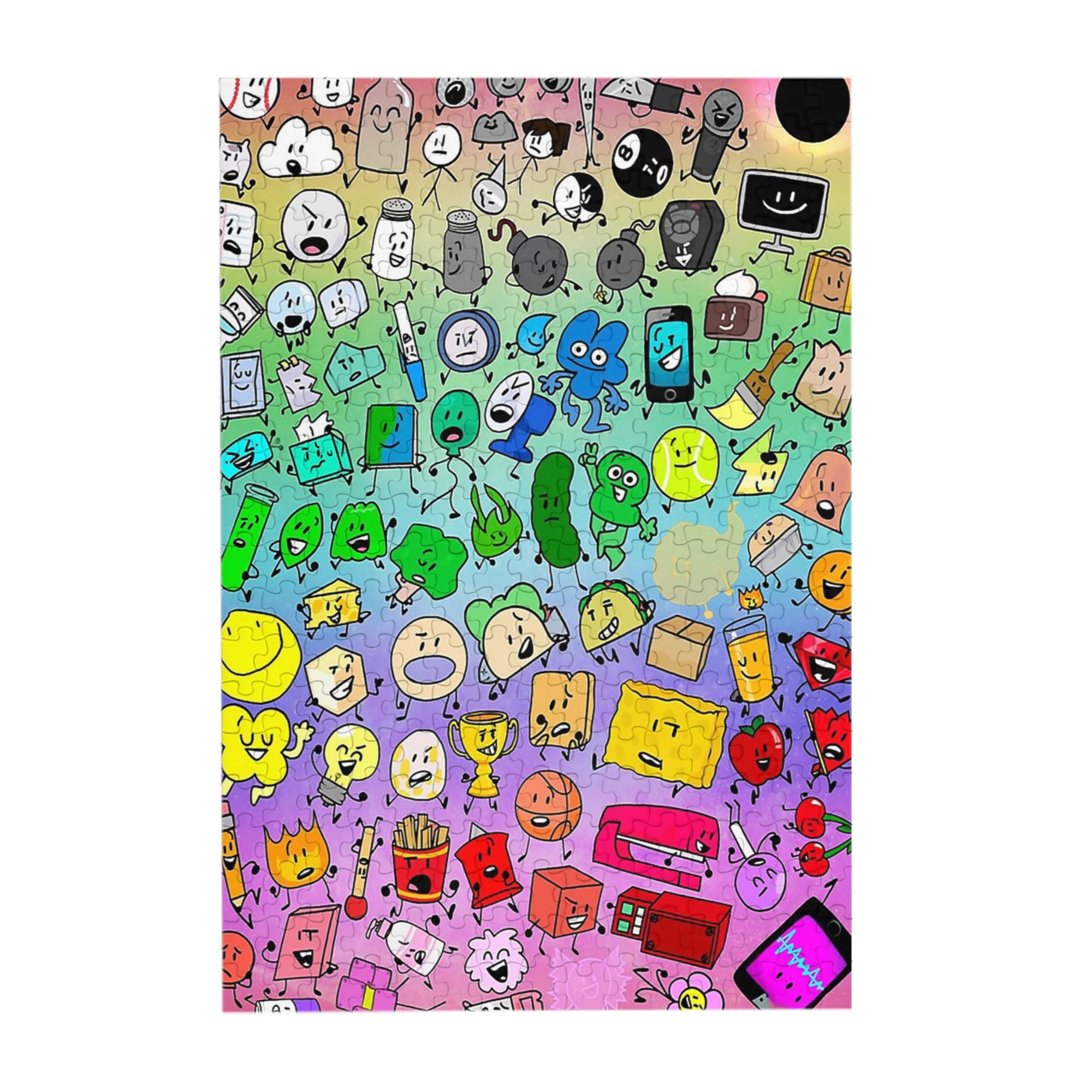 1000 Pieces Game BFDI Battle For Dream Island Puzzle for Adults and ...