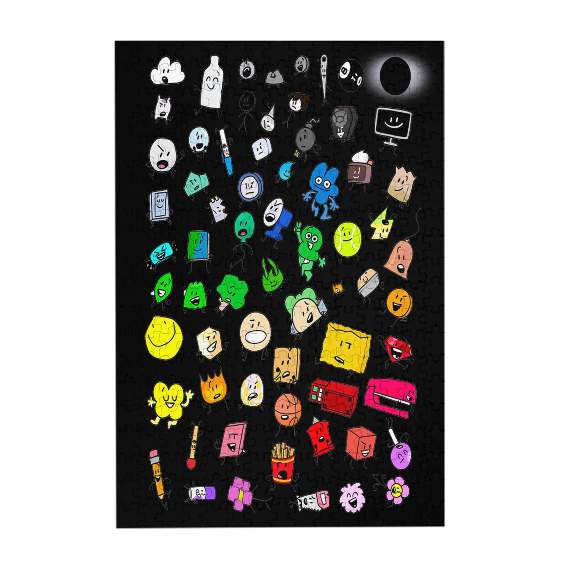 1000 Pieces Game BFDI Battle For Dream Island Puzzle for Adults and ...