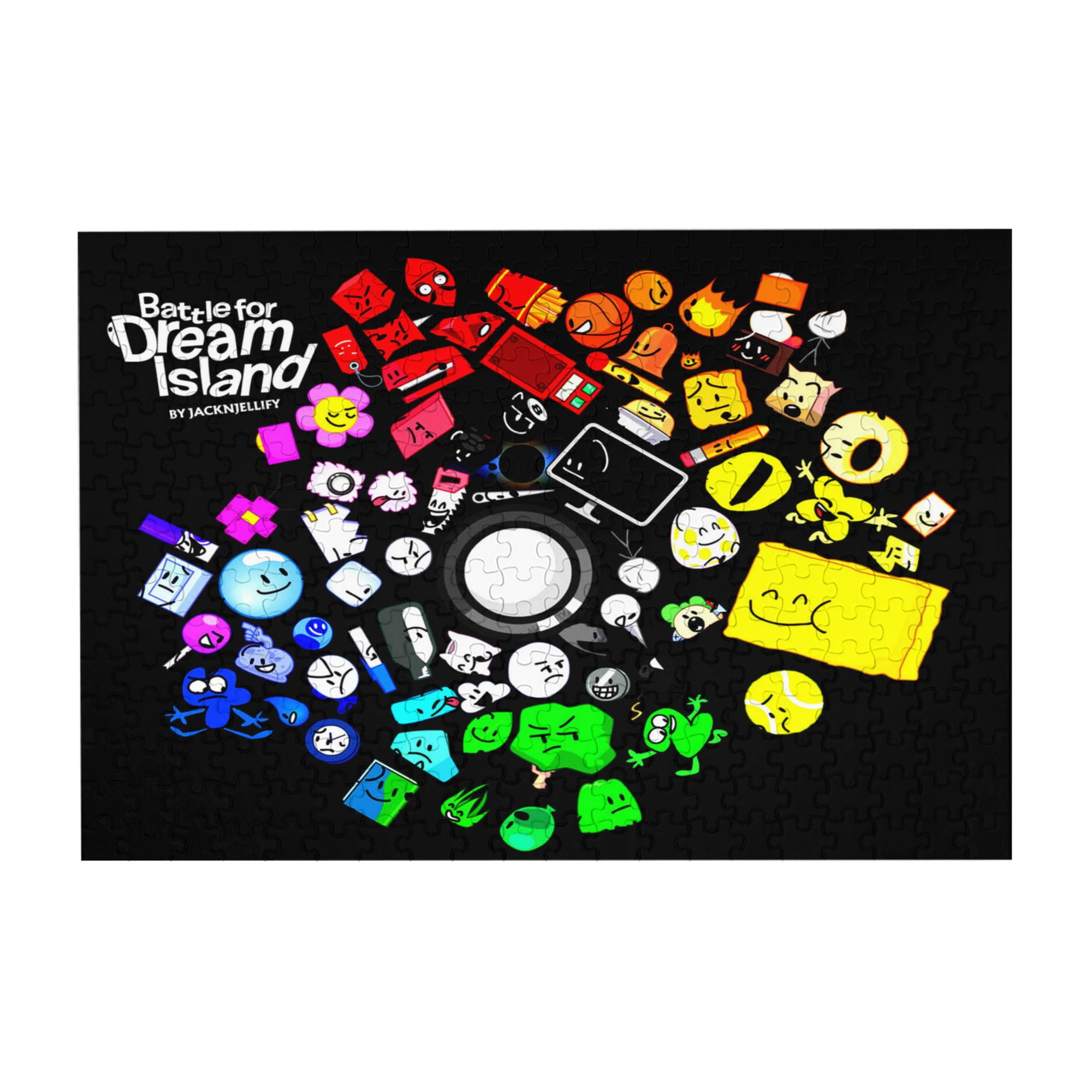 1000 Pieces Game BFDI Battle For Dream Island Puzzle for Adults and ...
