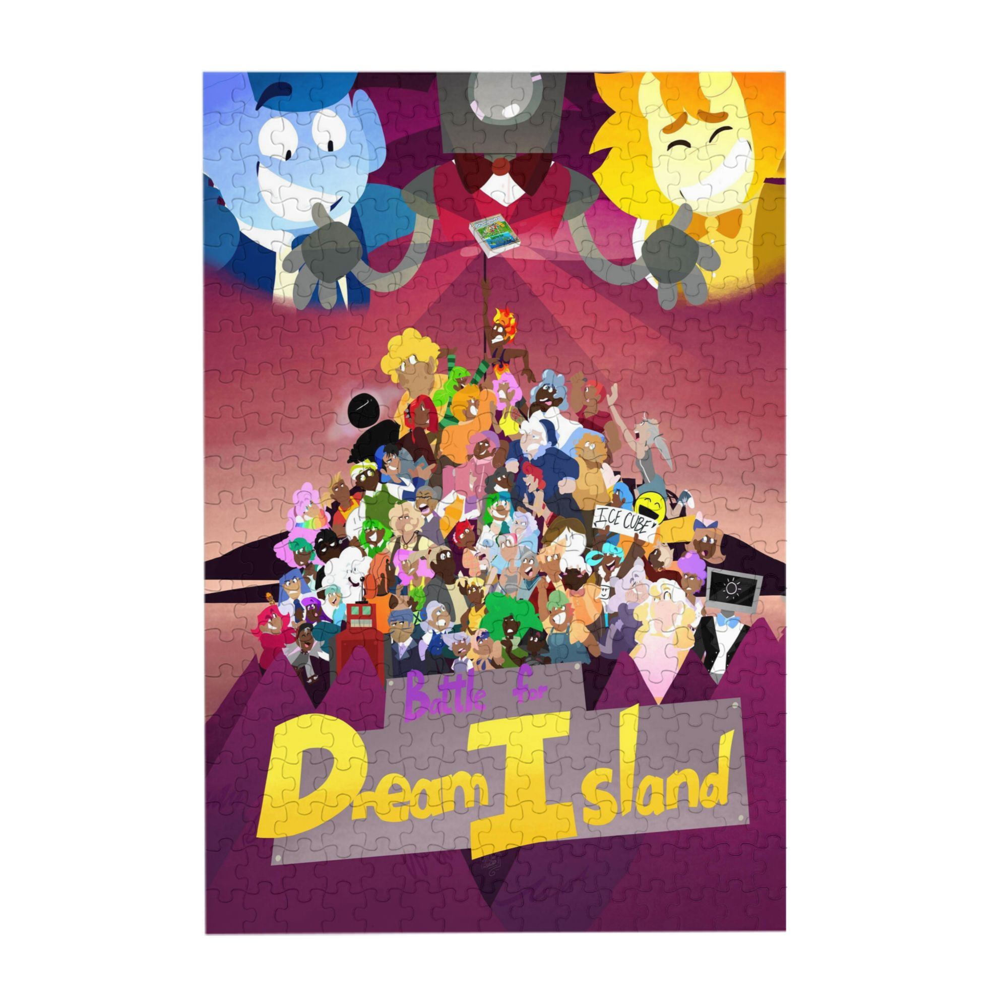 1000 Pieces Game BFDI Battle For Dream Island Puzzle for Adults and ...