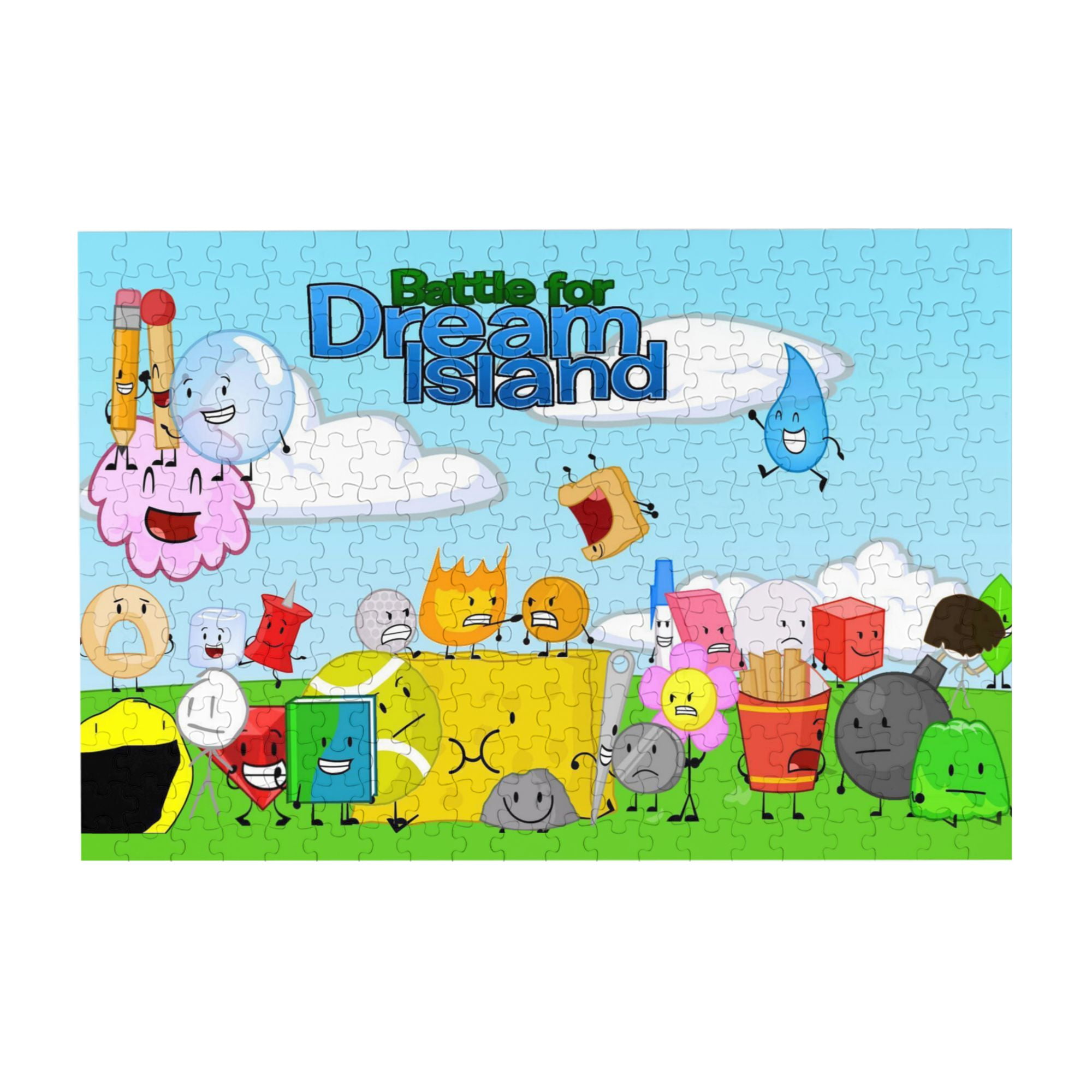 1000 Pieces Game BFDI Battle For Dream Island Puzzle for Adults and ...