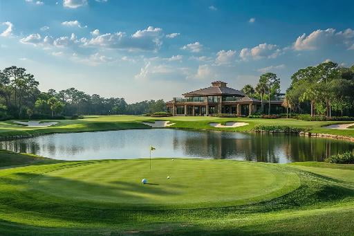1000 Pieces Golf Course Large Jigsaw Puzzle for Adults Floor Puzzles ...