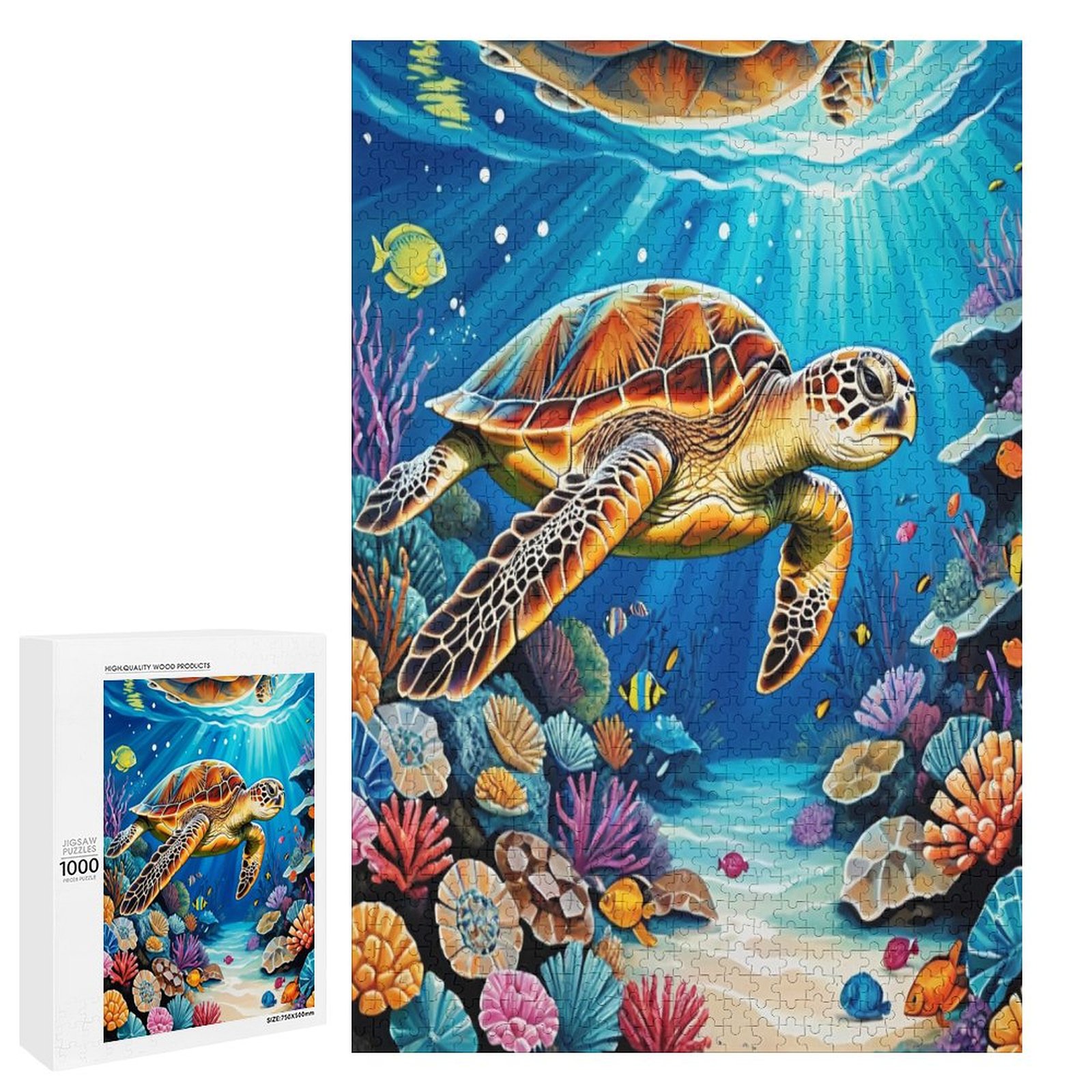 1000 Pieces Jigsaw Puzzle Colorful Animals Adult And Teen Family Fun ...