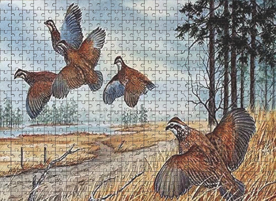 1000 Pieces Jigsaw Puzzle for Adults and Teens Quail Hunting Large ...