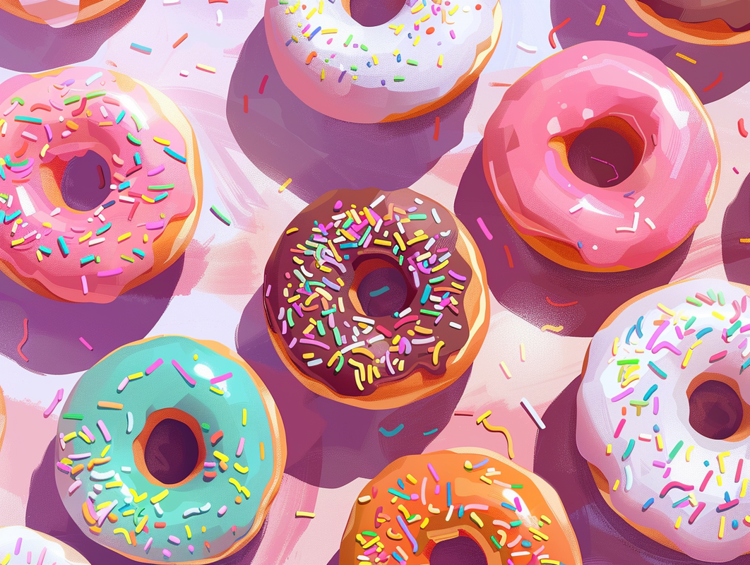 1000 Pieces Jigsaw Puzzles Donuts for Adults and Teens and Kids Family ...