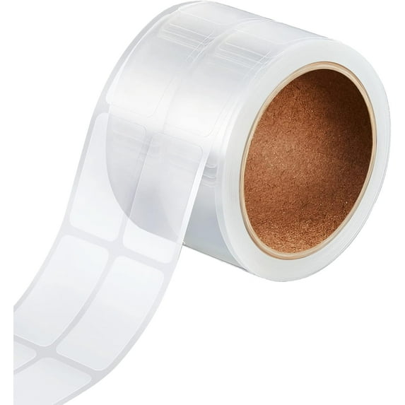 1000 Pieces Label Protector Clear Labels Wafer Seals Waterproof 0.59 x ...